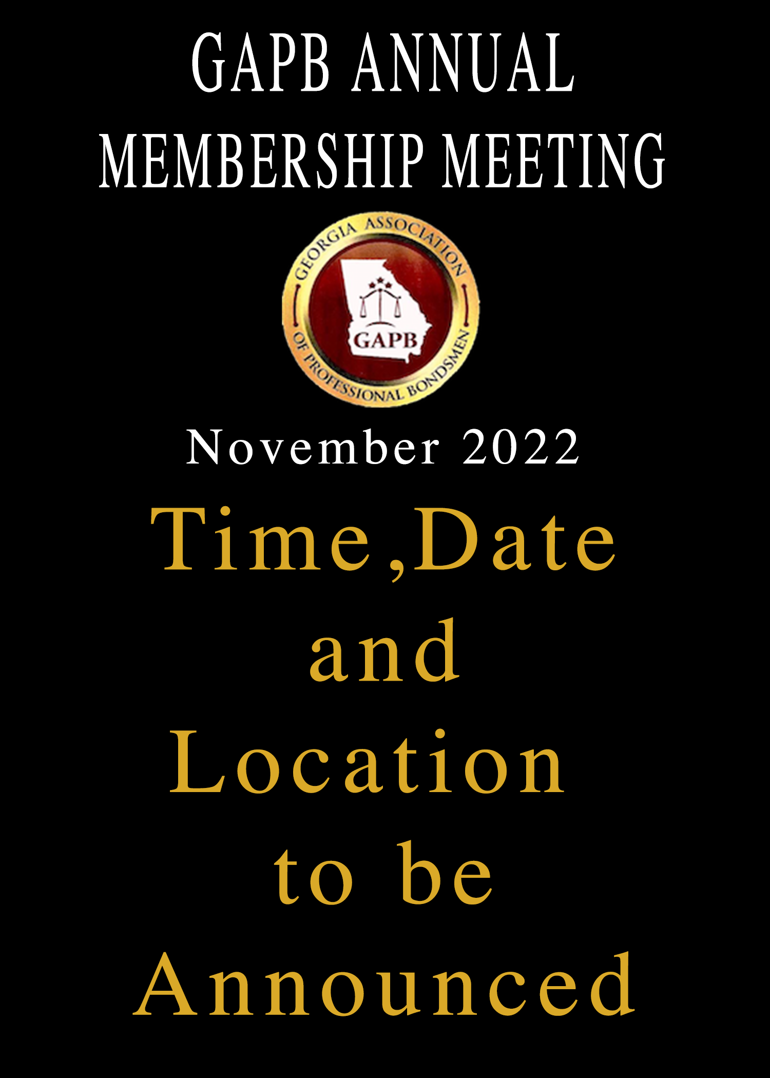 Events — Georgia Association of Professional Bondsmen