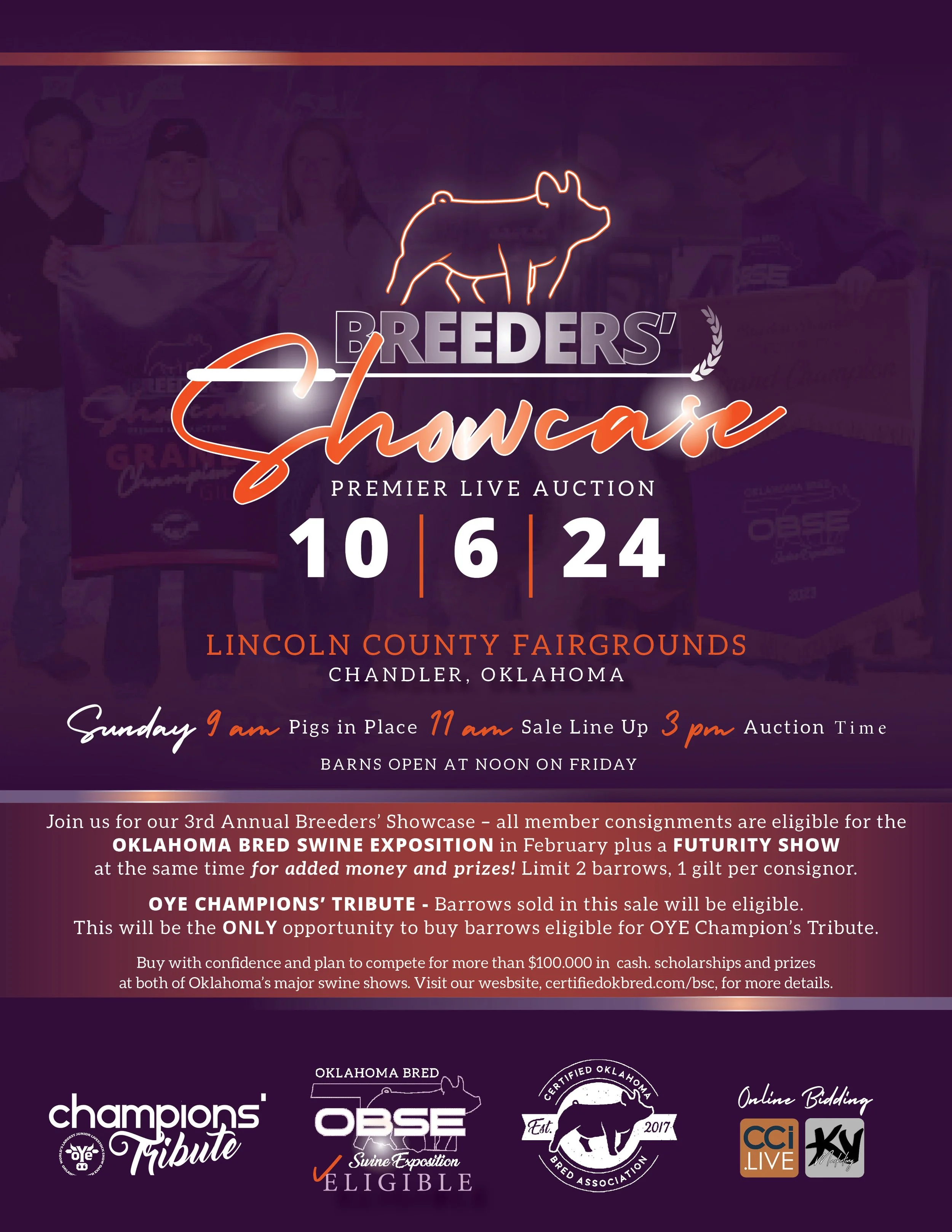 Breeders' Showcase — Certified Oklahoma Bred Association