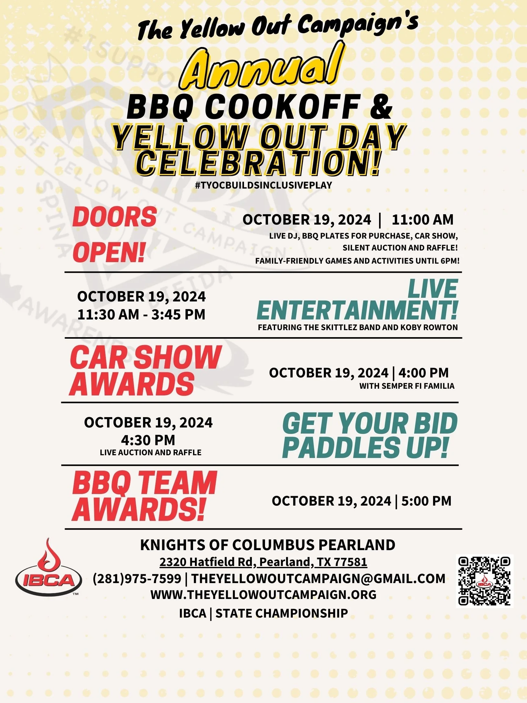 Events — The Yellow Out Campaign