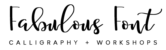 WORKSHOPS — FABULOUS FONT