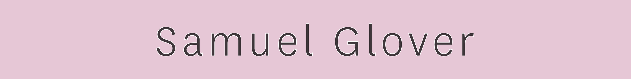 Samuel Glover — Speculative Books