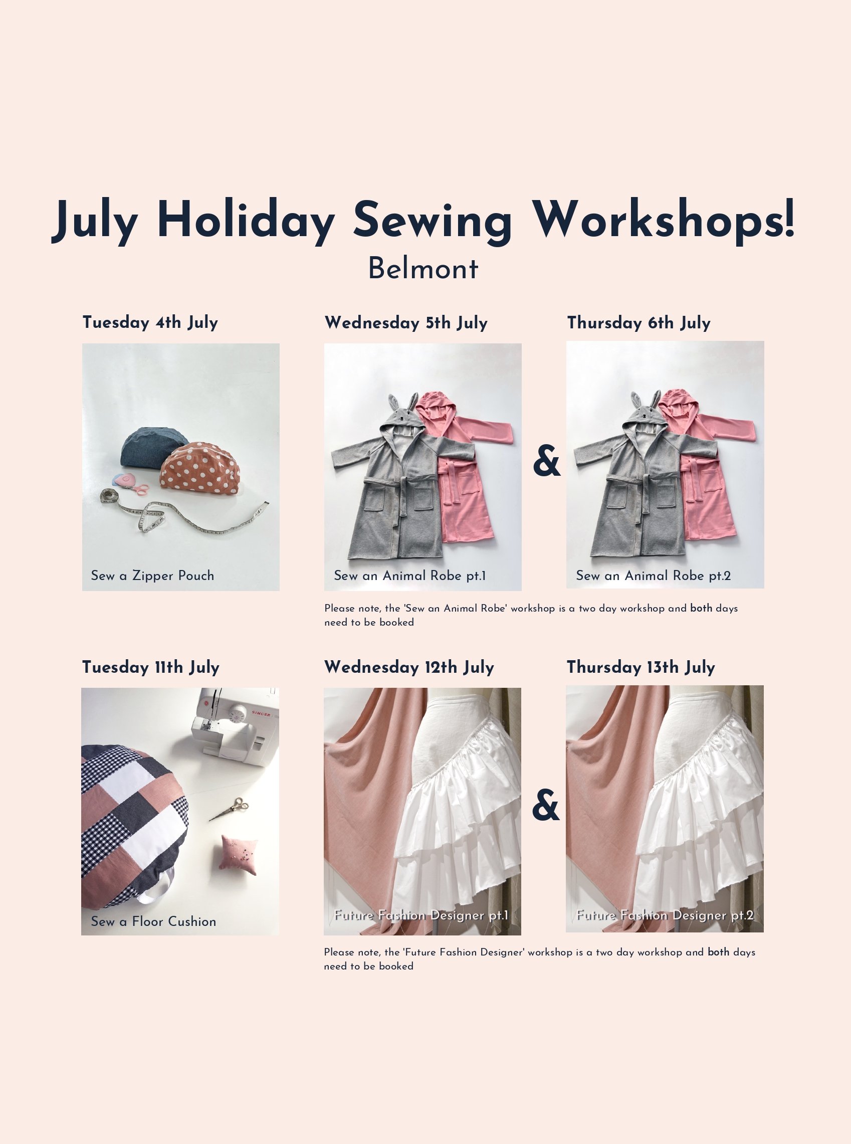sewing classes — thread room