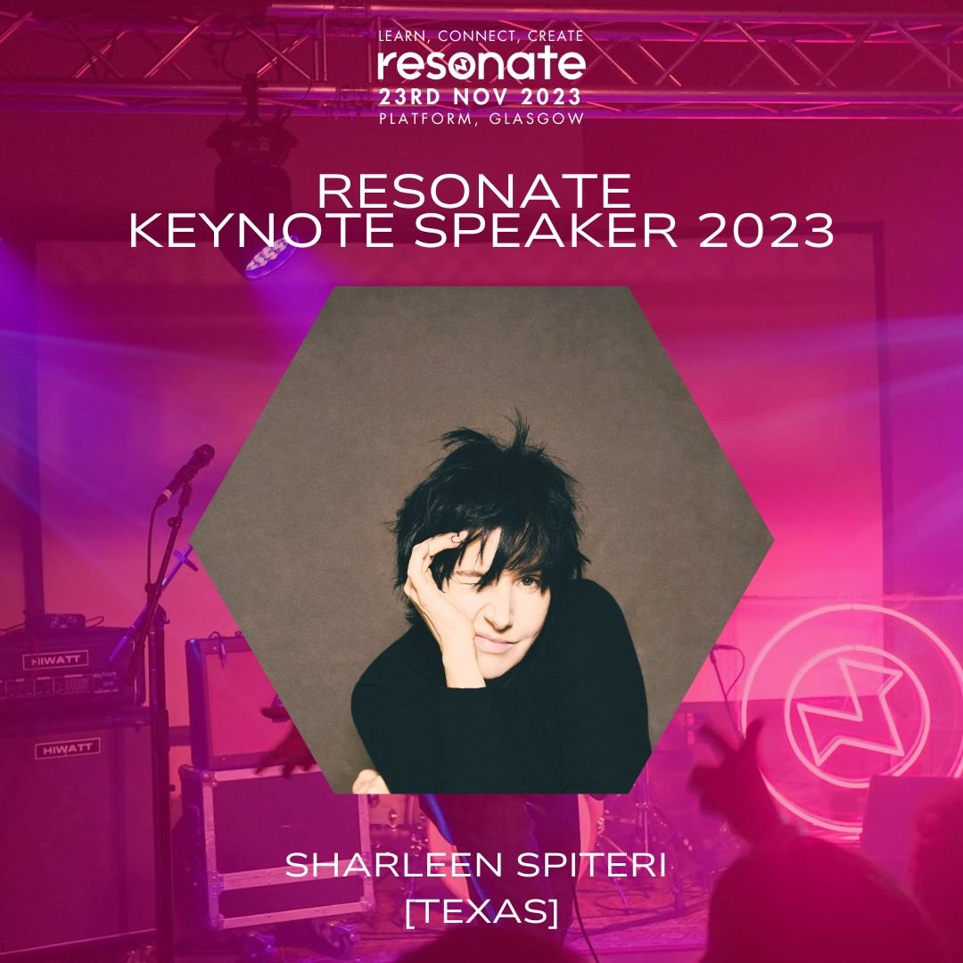 Keynote Speaker: Sharleen Spiteri (Texas) — Resonate