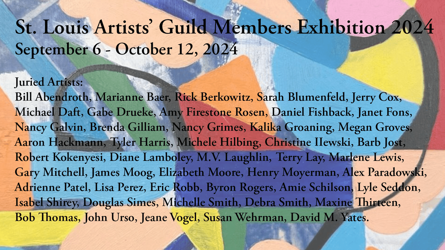 Upcoming Exhibitions — St. Louis Artists' Guild