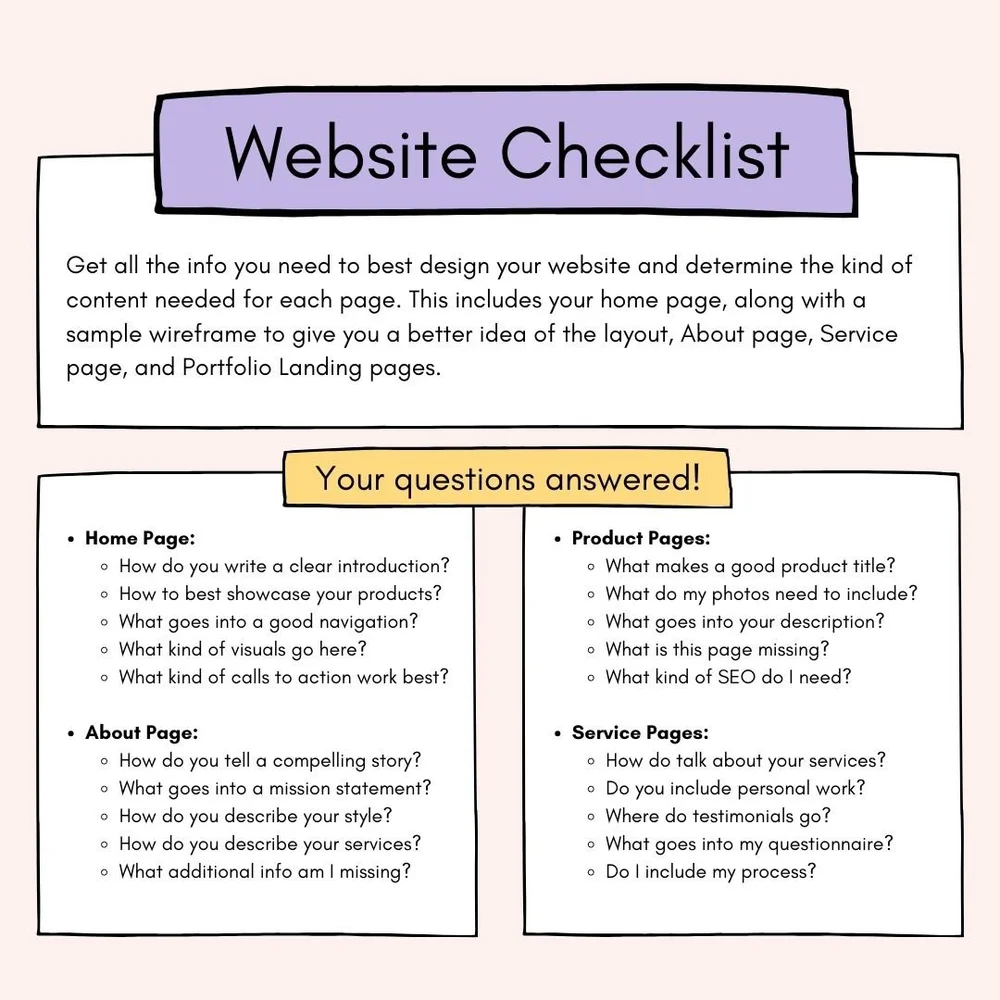 Website Checklist For Artists and Illustrators — Women of Illustration