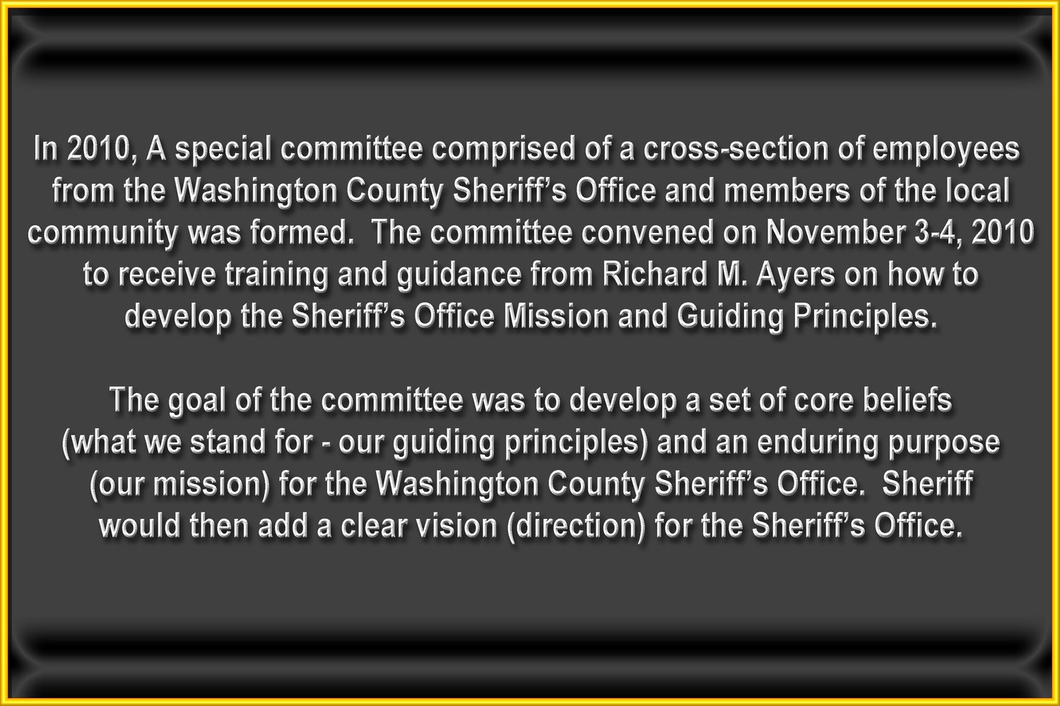 Washington County Sheriffs Office