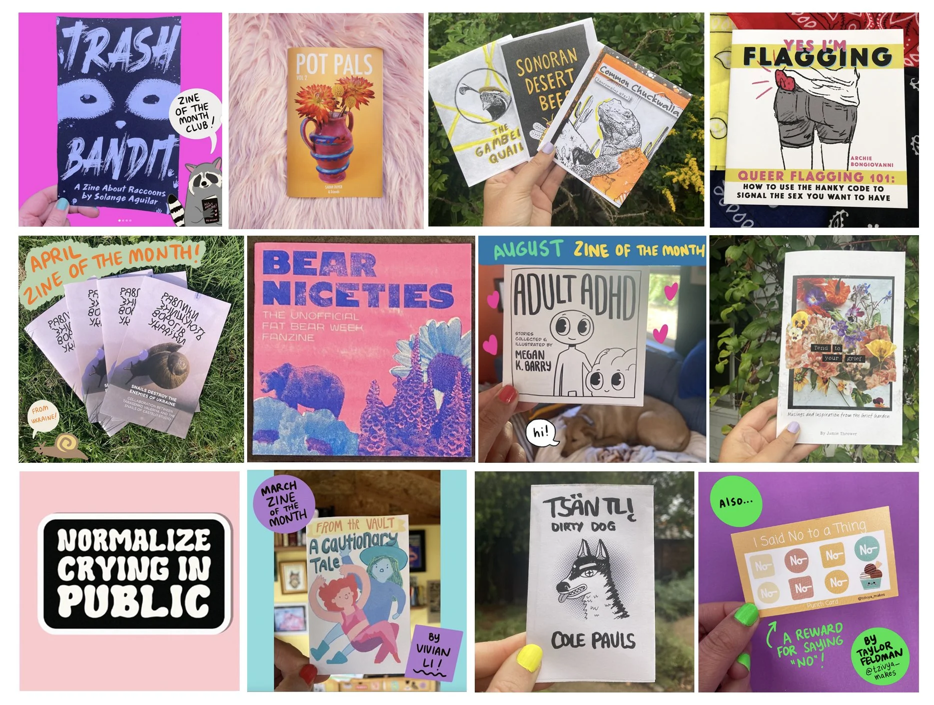 Zine of the Month Club — SARAH SHAY MIRK