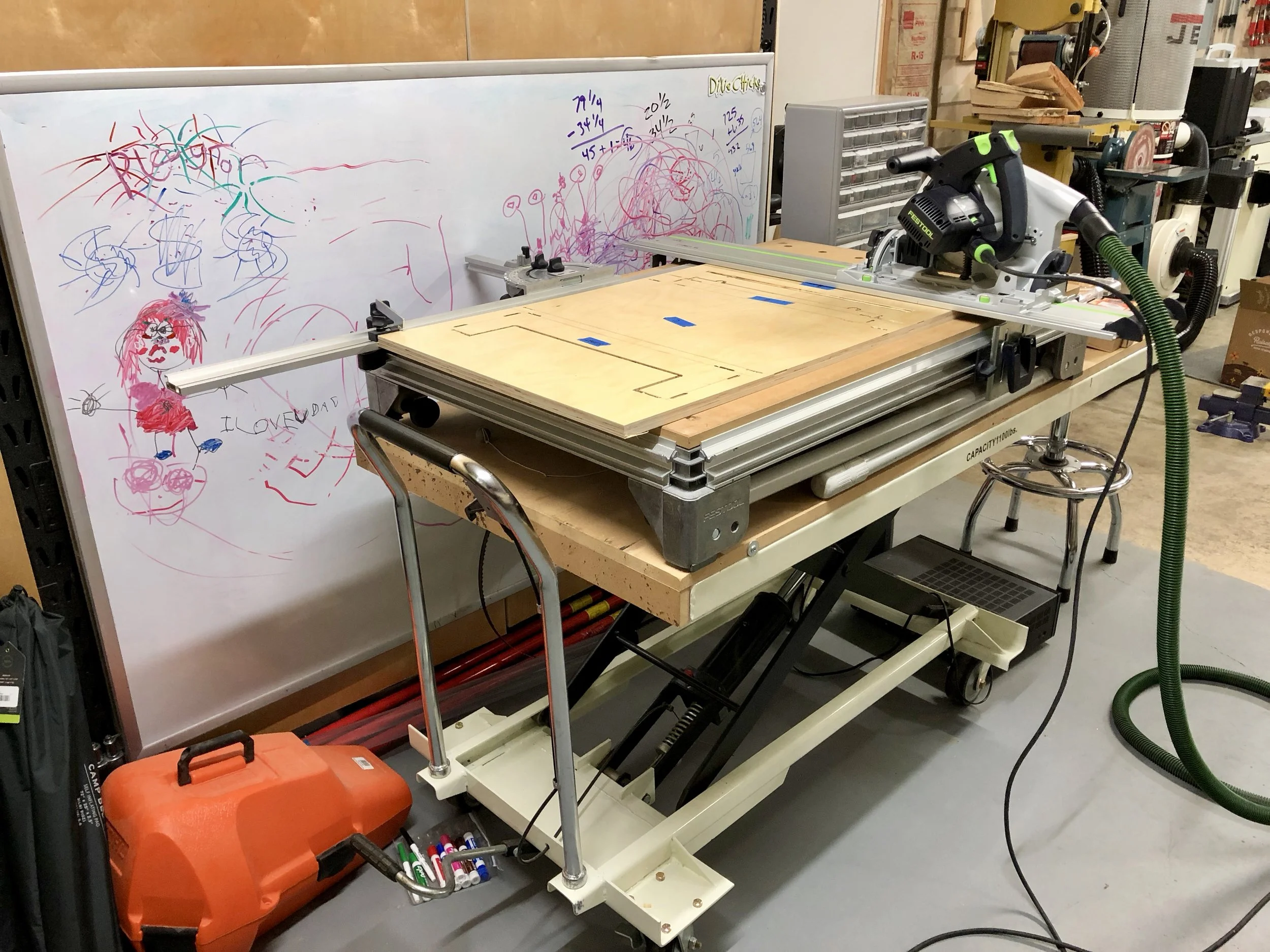 BEEZLEE CREATIONS - "Ultimate" Vertical Workstation for Shaper Origin