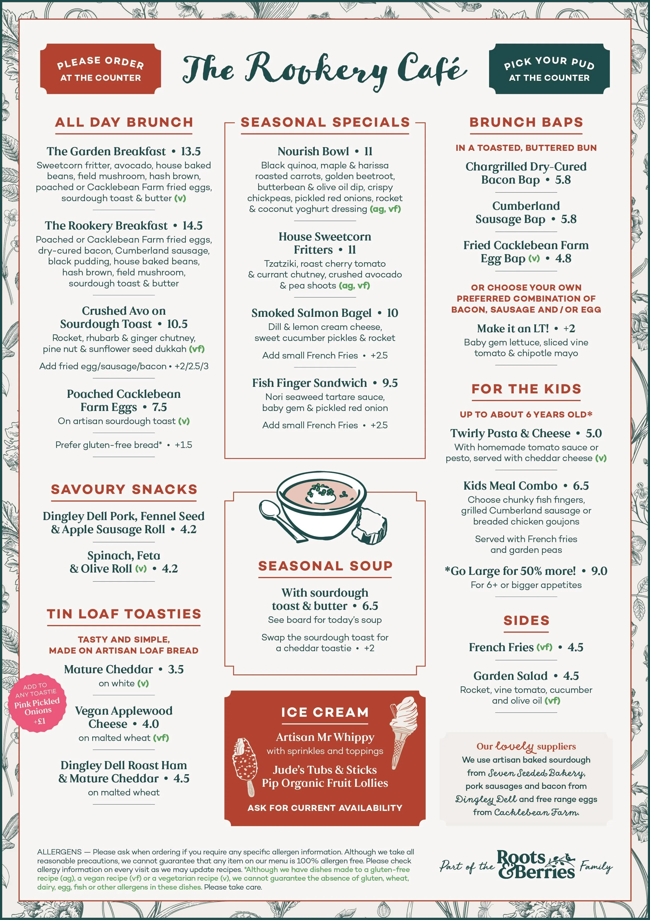 Food & Drink — The Rookery Café • Streatham Common