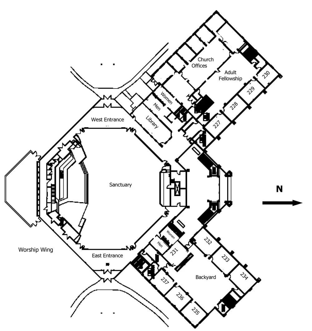 Map of Facility — Central Church