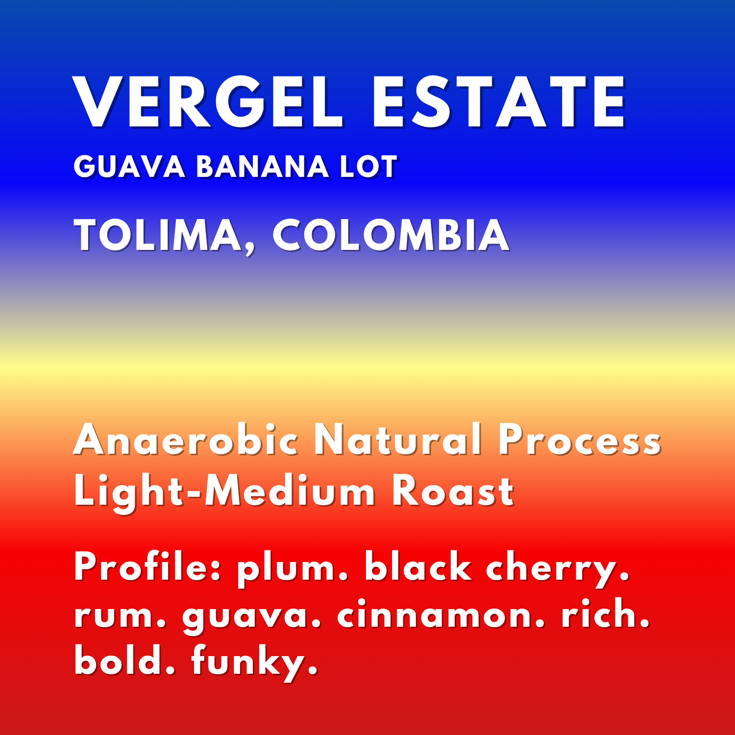 Colombia El Vergel Estate Guava Banana Lot Anaerobic — KS Coffee