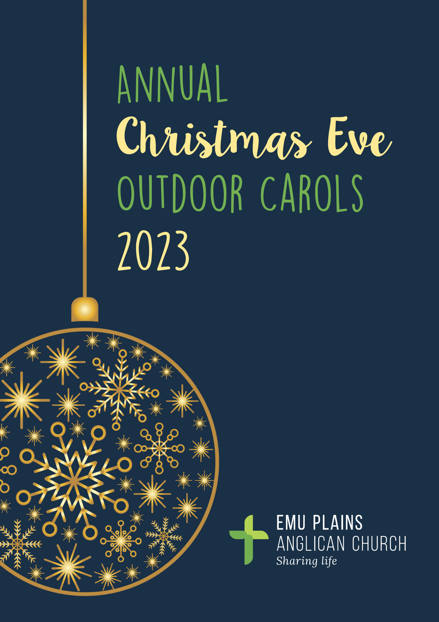 Carols Booklet — Emu Plains Anglican Church