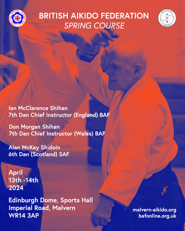 British Aikido Federation Spring Course 2024 — Cardiff Sho-Bu-Kan ...
