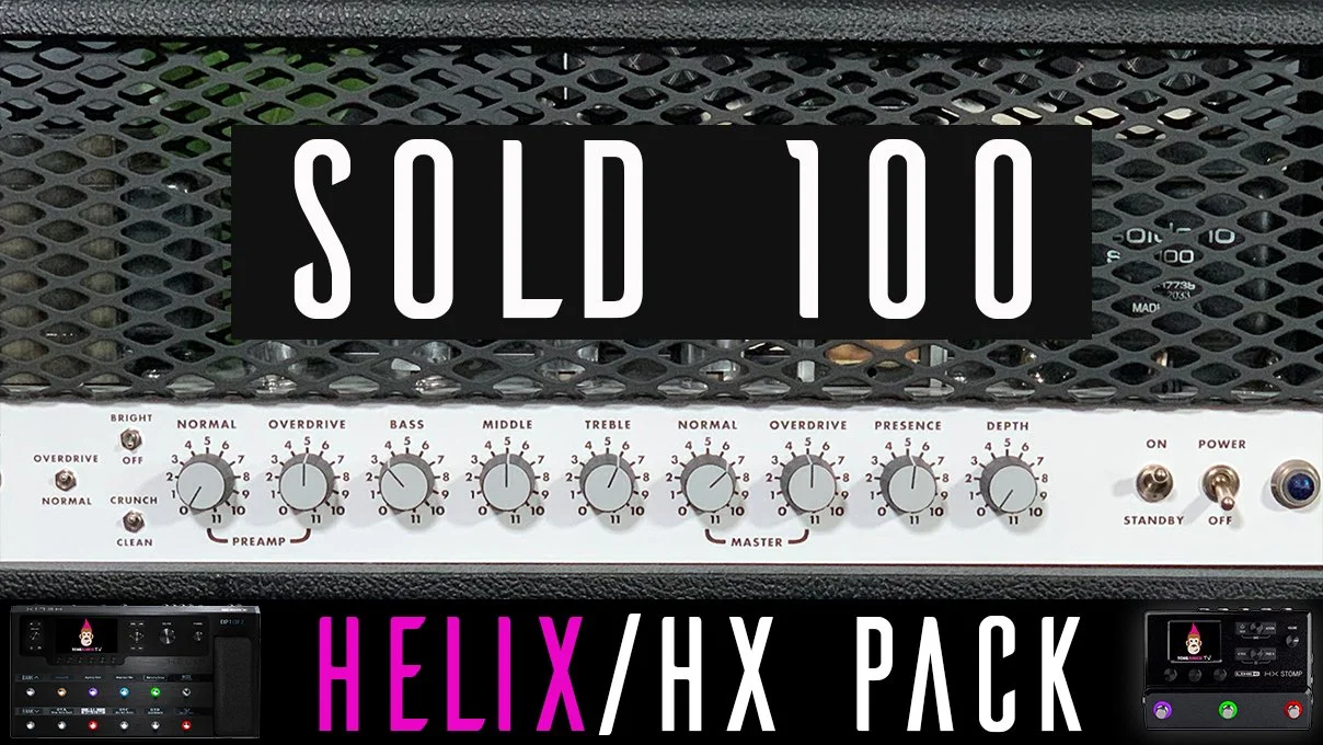 SOLD 100 Helix/HX Stomp Pack with Tone Matched IRs — Official Tone ...