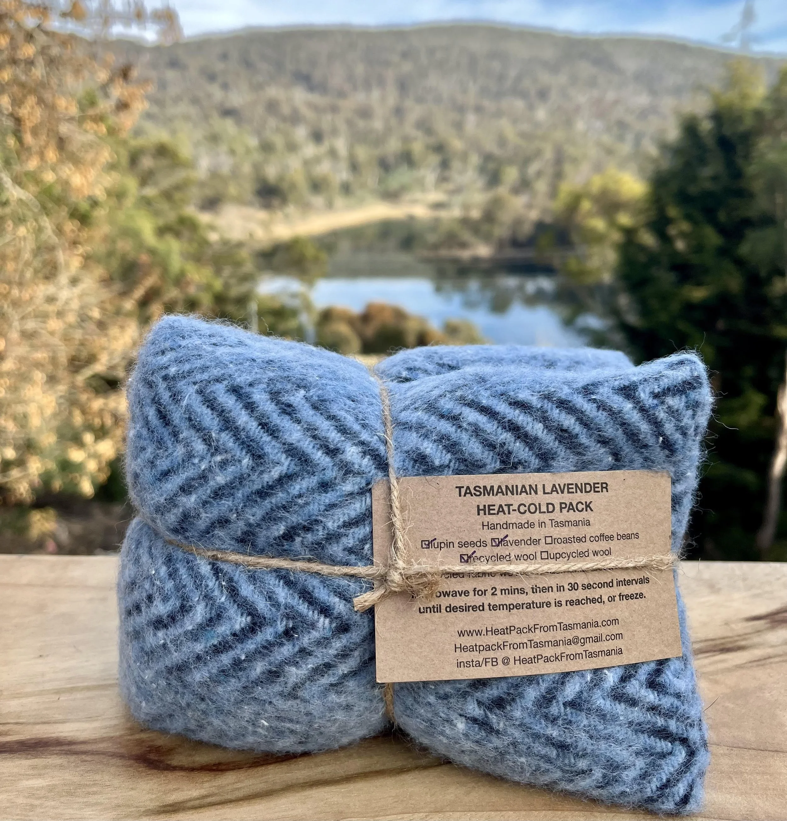 Eco-friendly recycled Wool Heat-Cold Packs, wheat free & aromatherapy ...