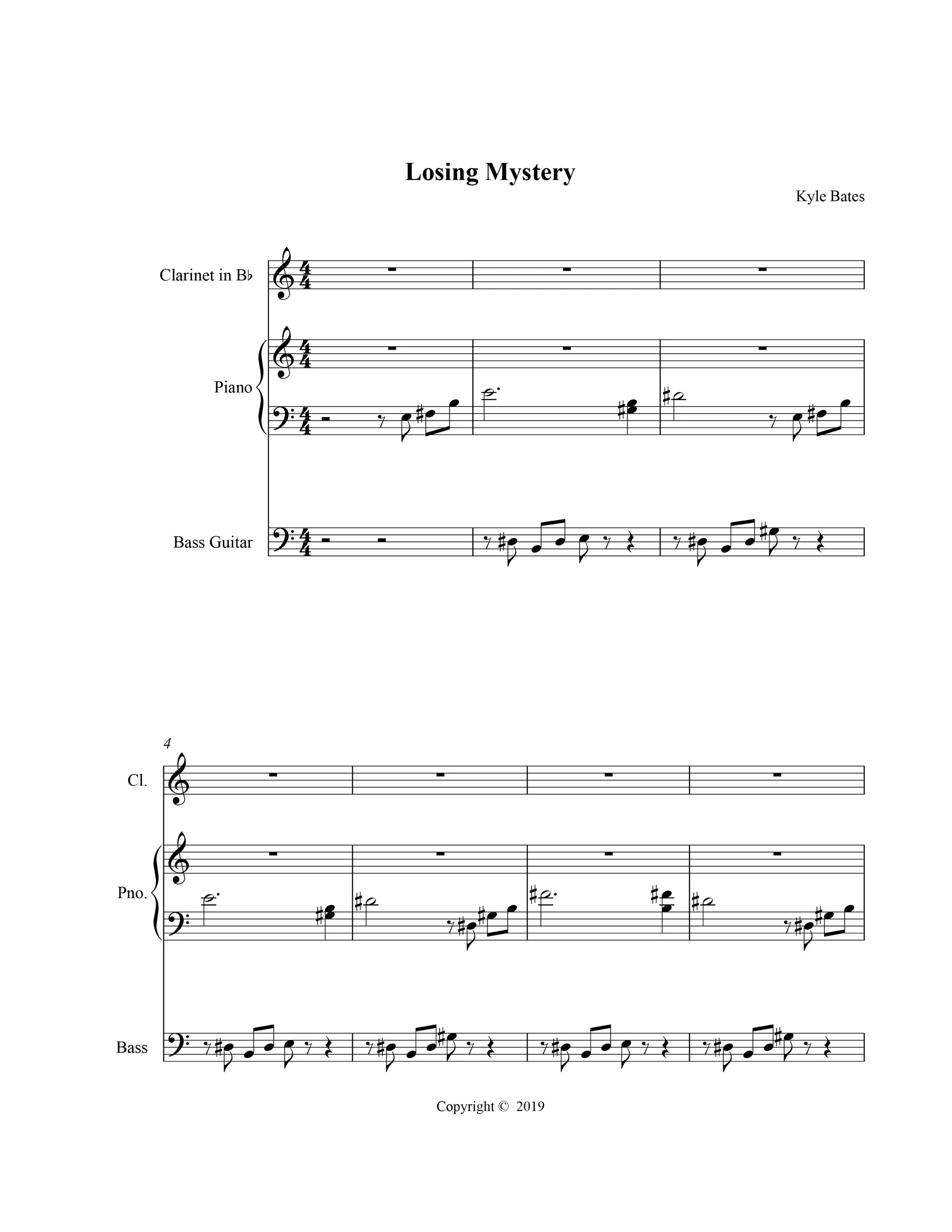 Losing Mystery — Kyle Bates