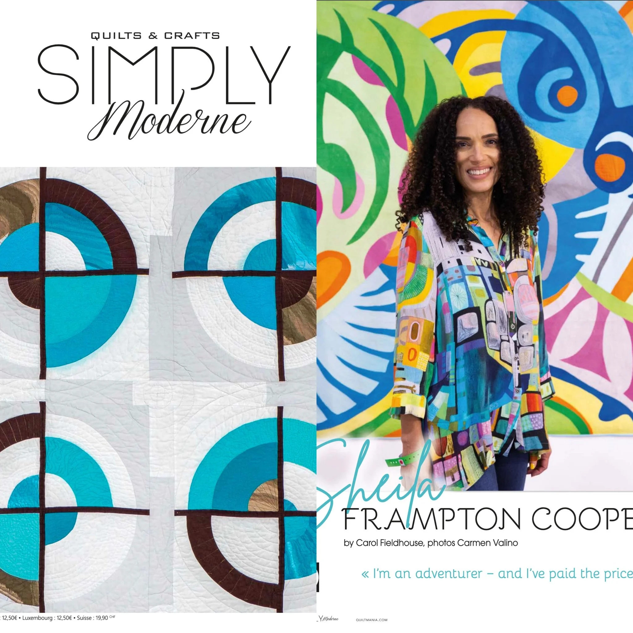 Featured Artist in the new issue of Simply Moderne! — Sheila Frampton ...