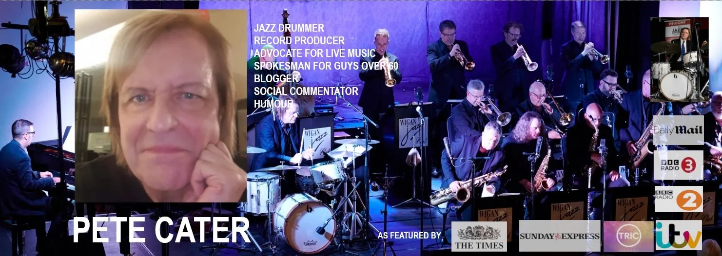 ALL ABOUT LEADING UK JAZZ & BIG BAND DRUMMER AND BANDLEADER PETE CATER ...