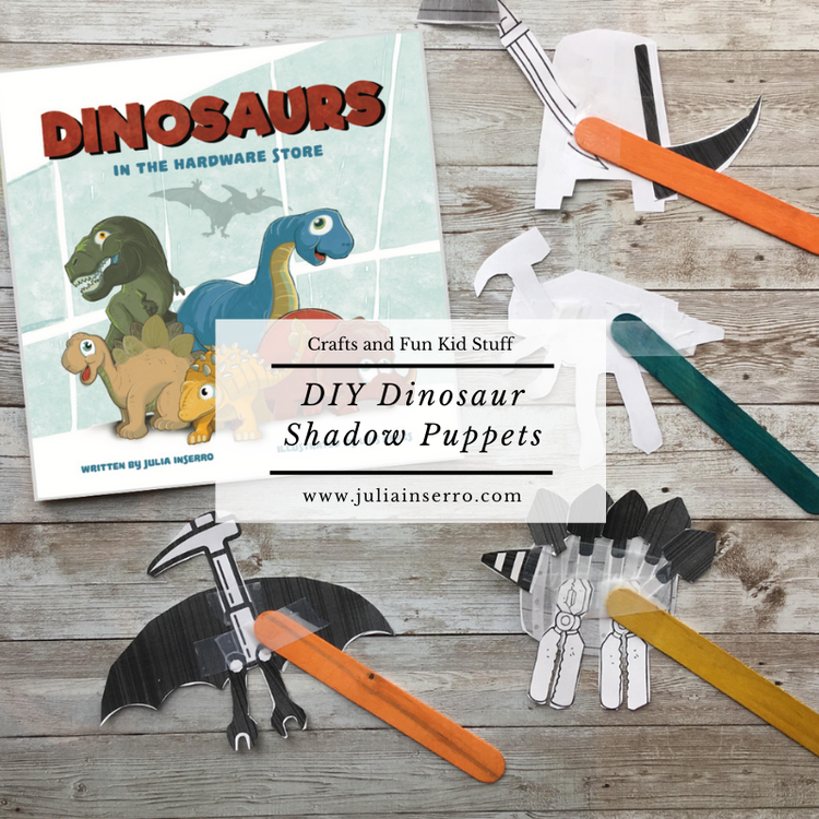 Dinosaur Shadow Puppets for Kids — Julia Inserro, children's book author