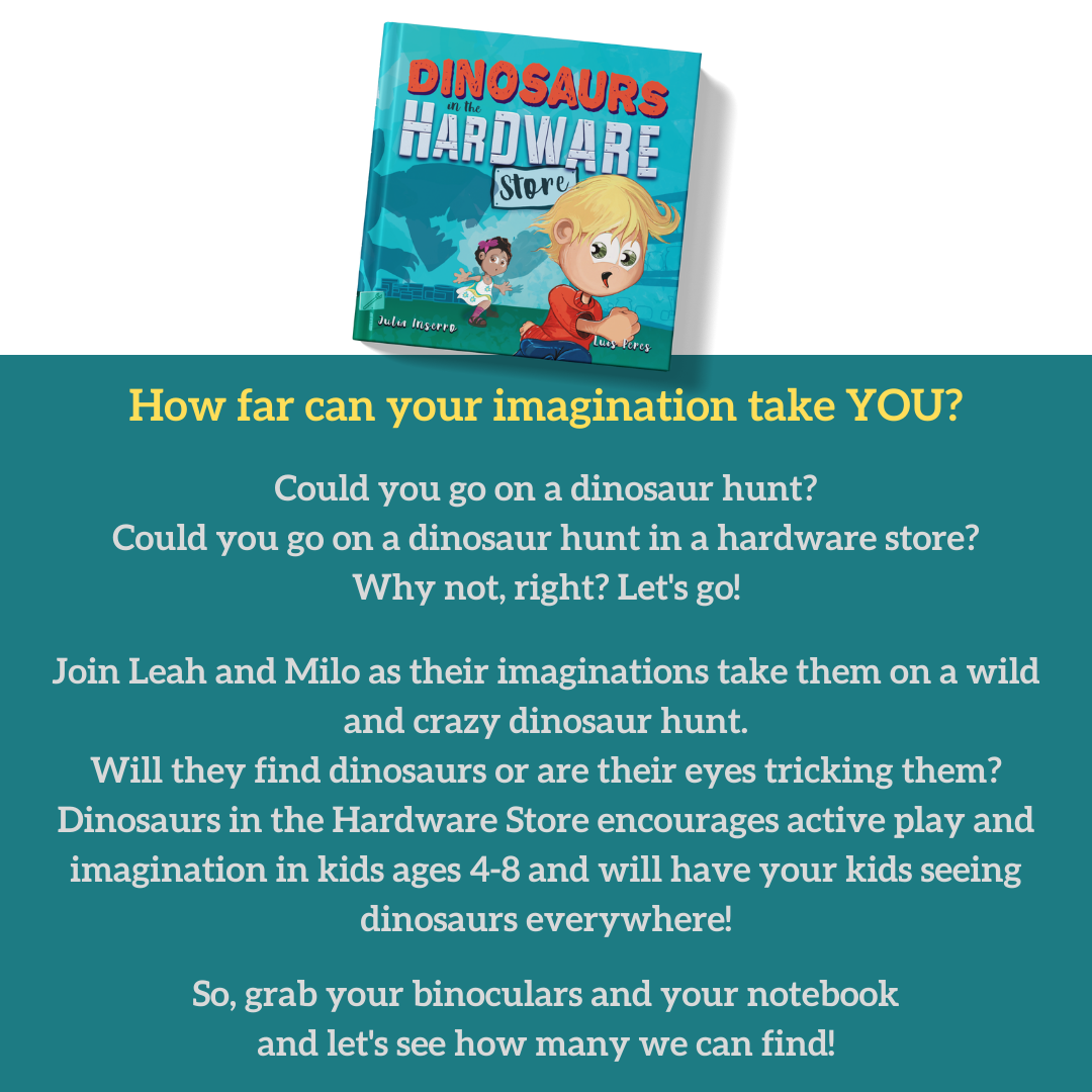 Dinosaurs in the Hardware Store — Julia Inserro, children's book author