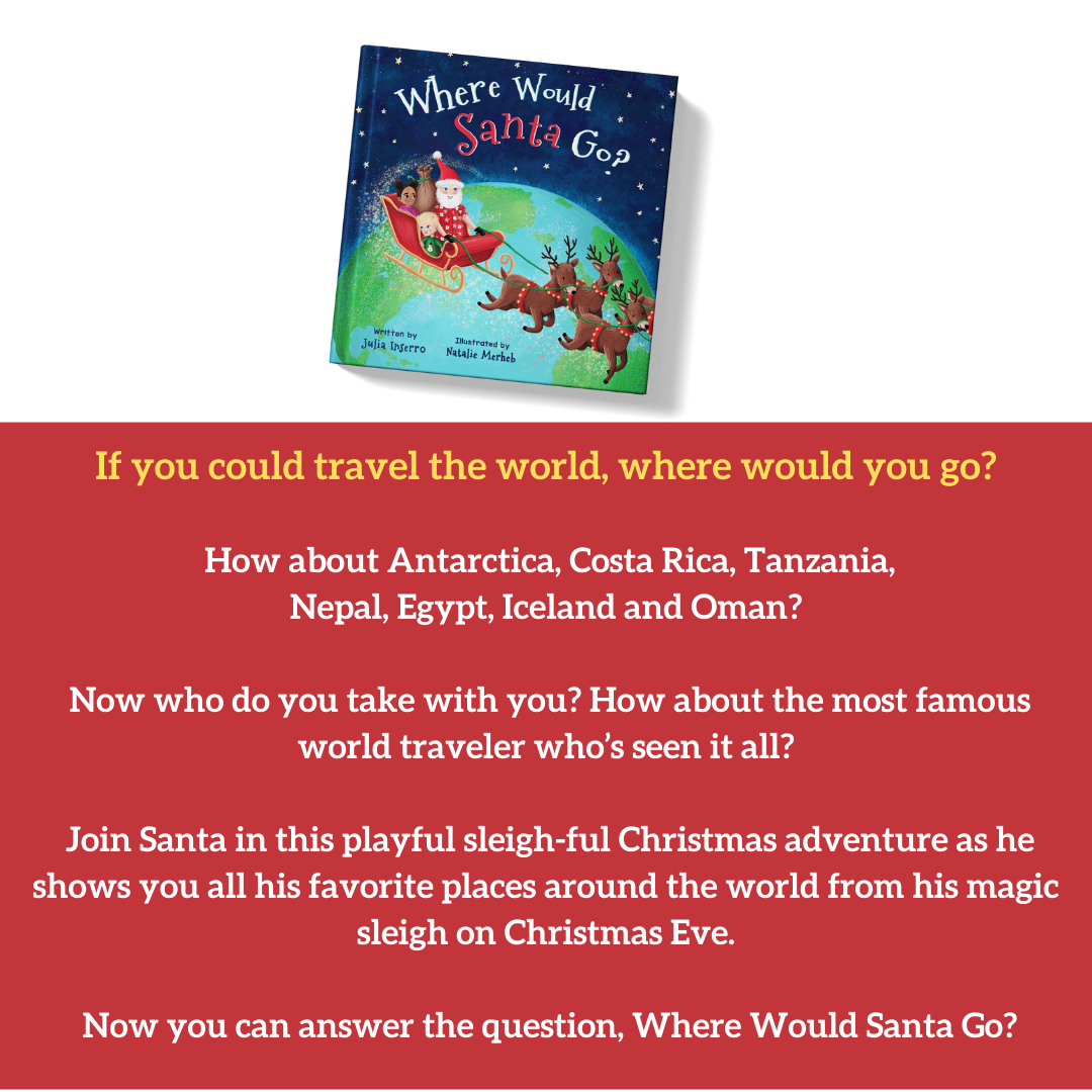 Where Would Santa Go? — Julia Inserro, children's book author