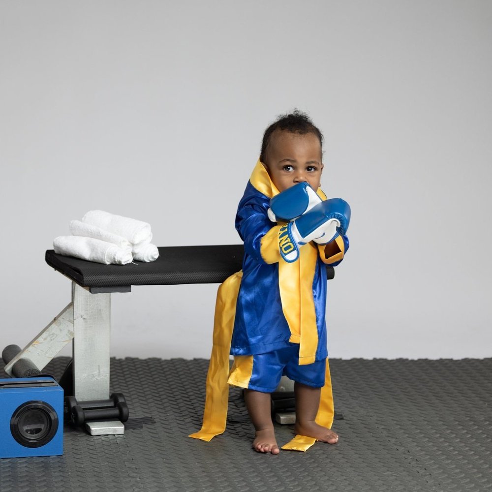 Black Baby Boxing