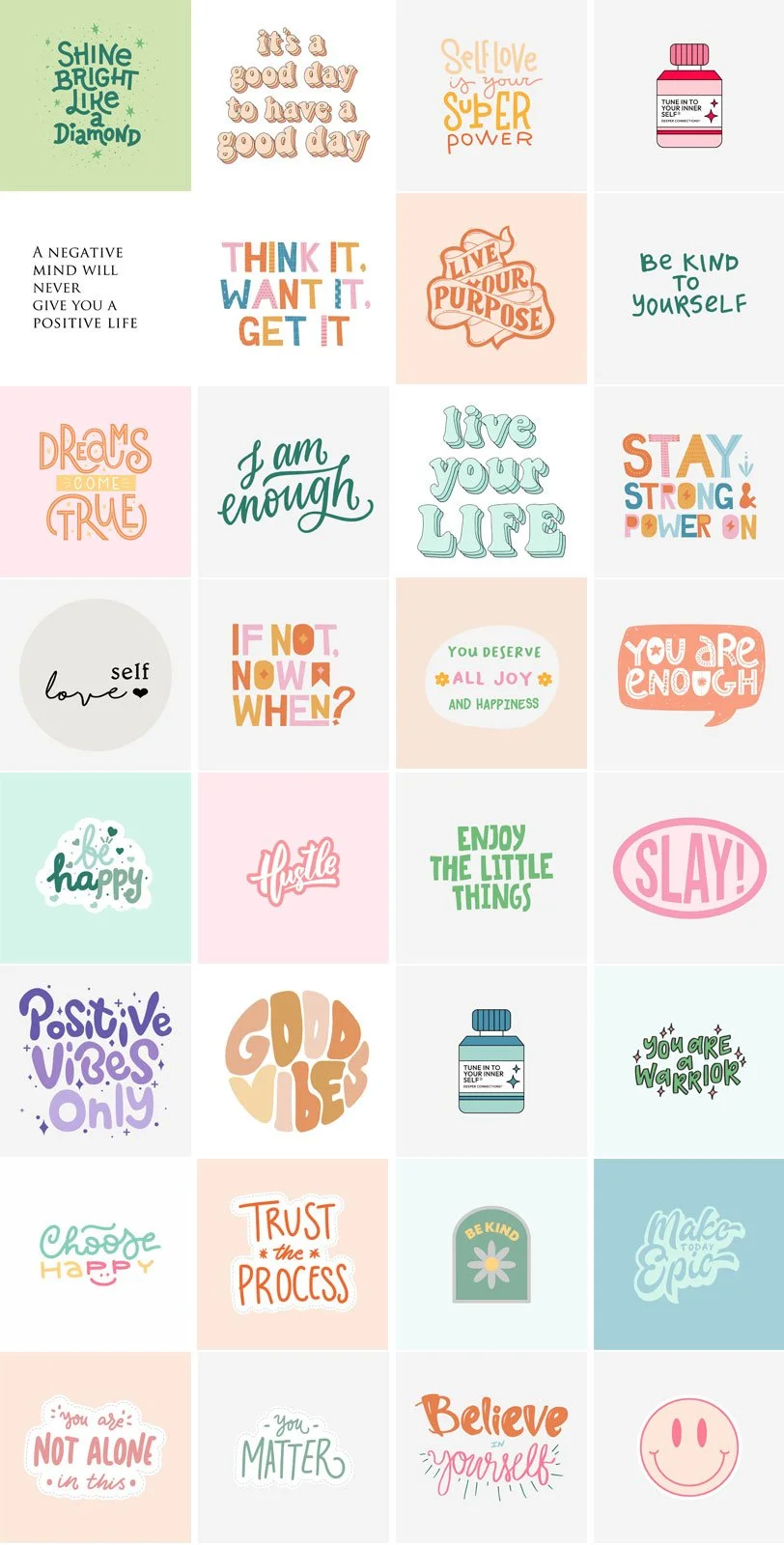 Free Visual Affirmation Prints — Persnickety Box