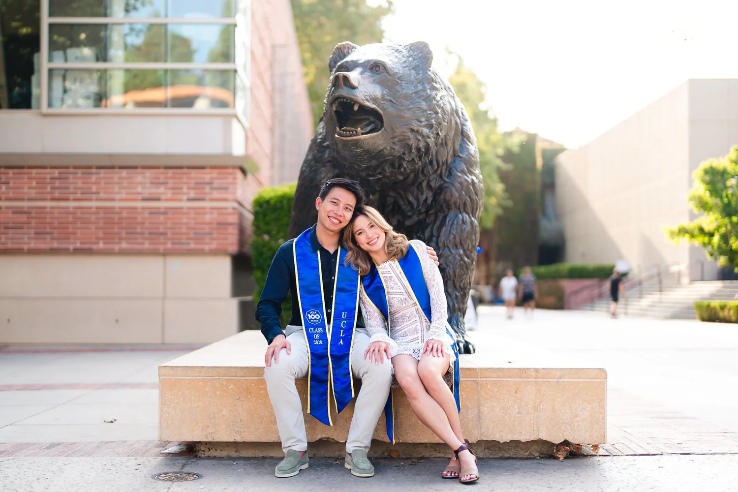 Furn and Masy // UCLA Couples' Graduation Portraits // Los Angeles, CA ...