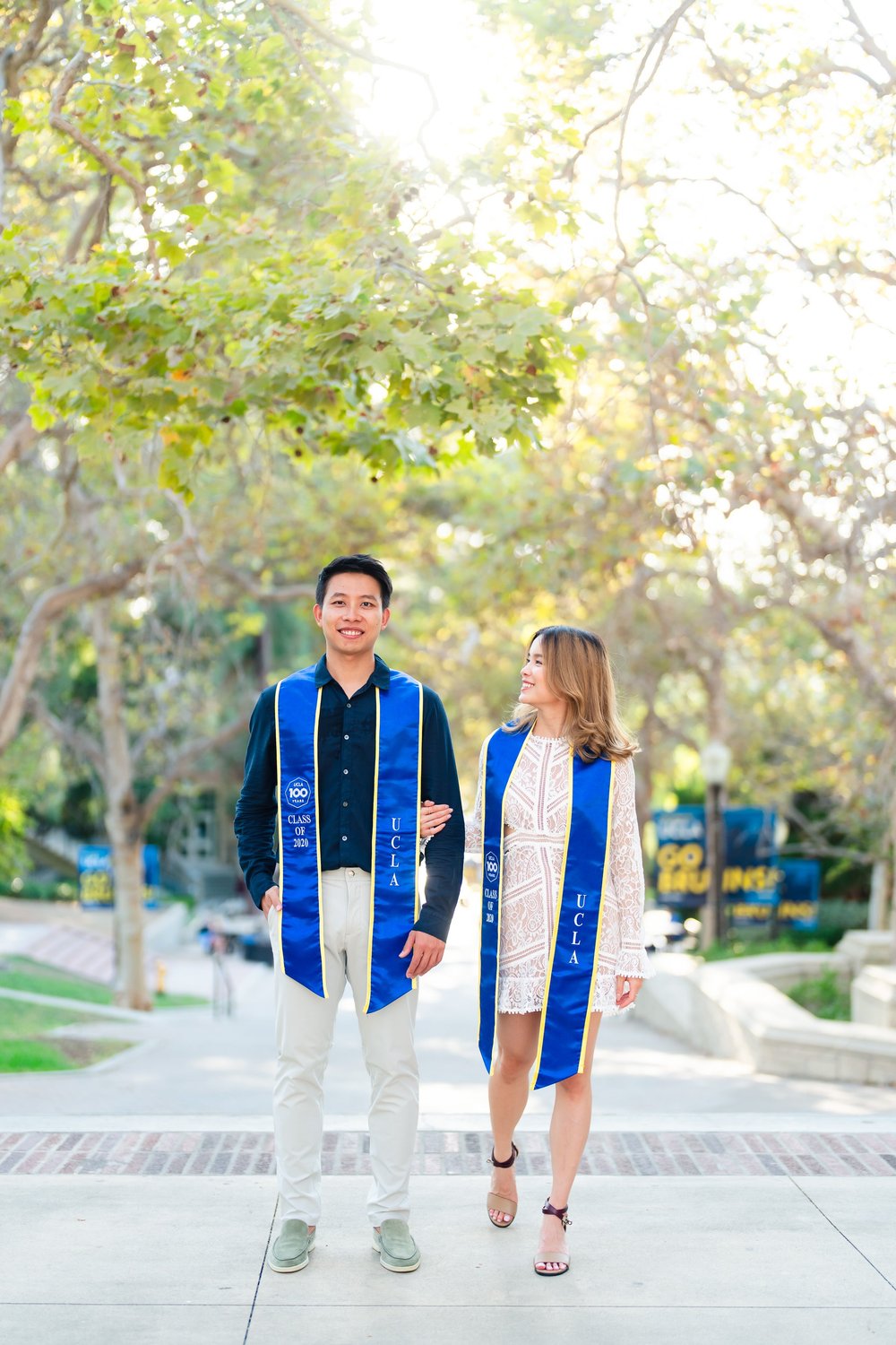 Furn and Masy // UCLA Couples' Graduation Portraits // Los Angeles, CA ...
