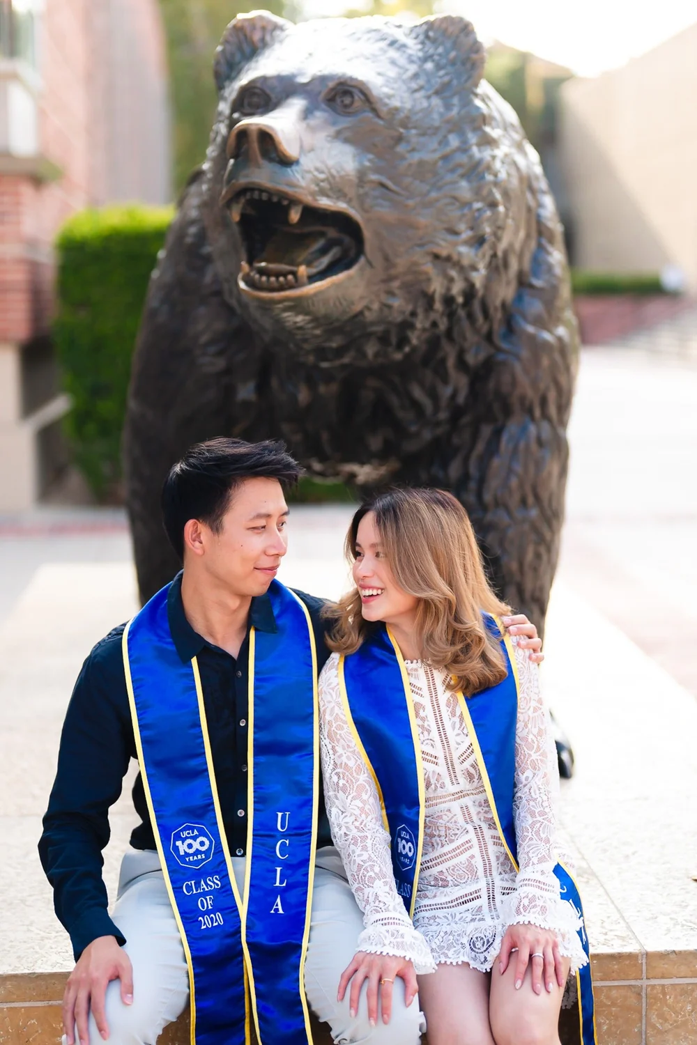 Furn and Masy // UCLA Couples' Graduation Portraits // Los Angeles, CA ...