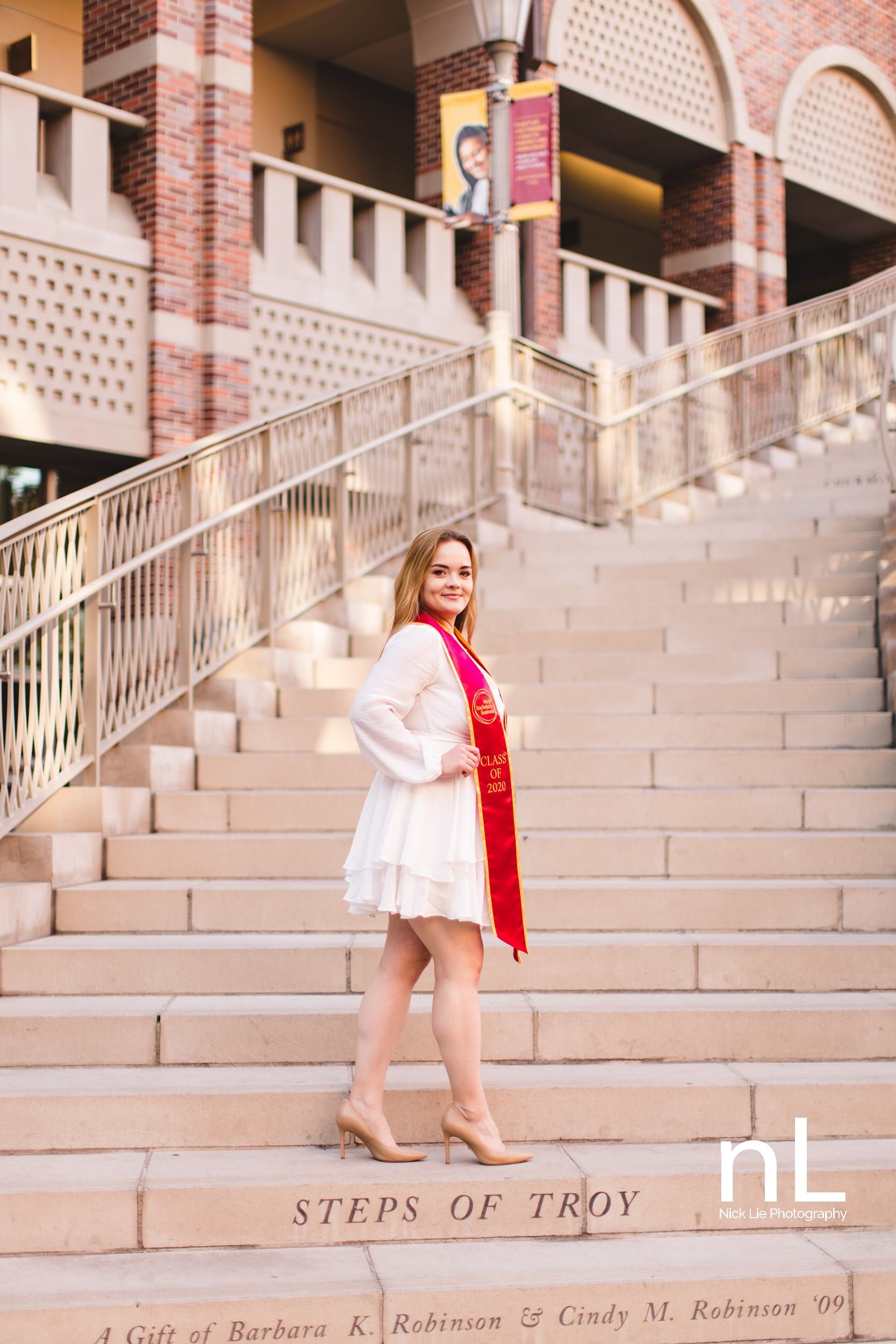 Emma // USC Graduation Portraits at Sunset // Los Angeles, CA — Nick ...