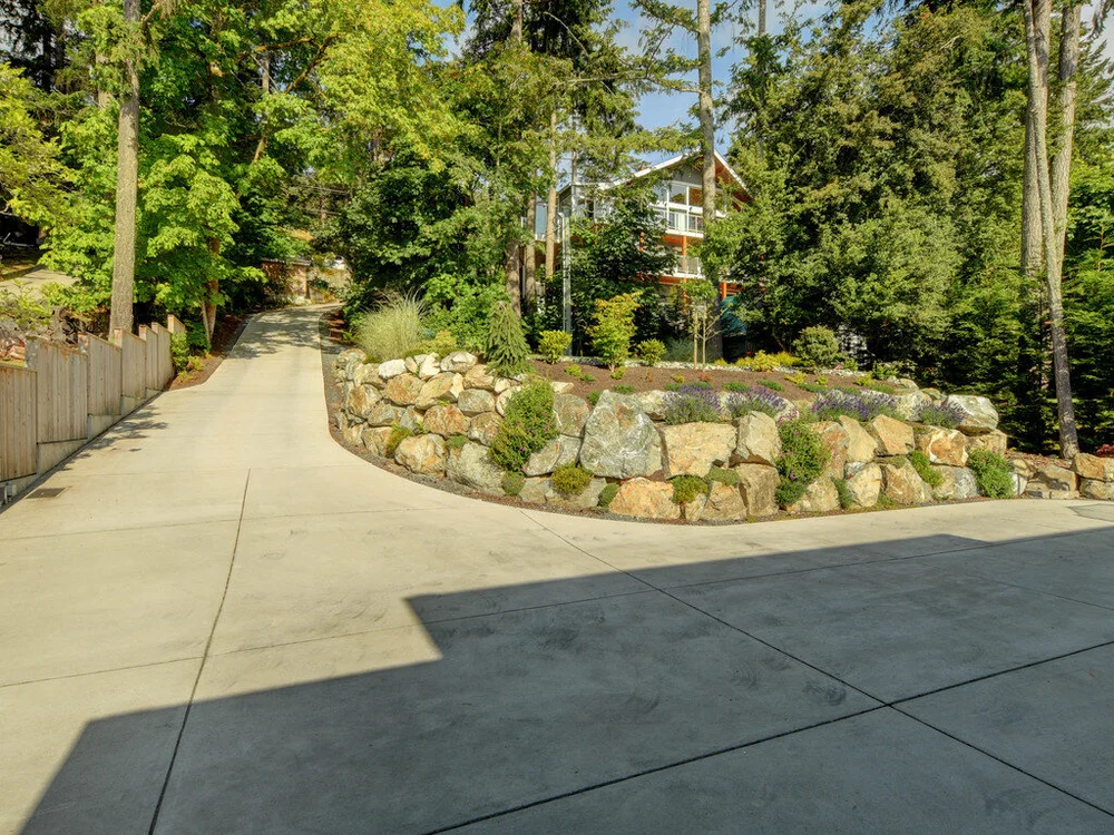 Driveways With Rock Wall Is Your Rock Wall Showing Signs Of Age And