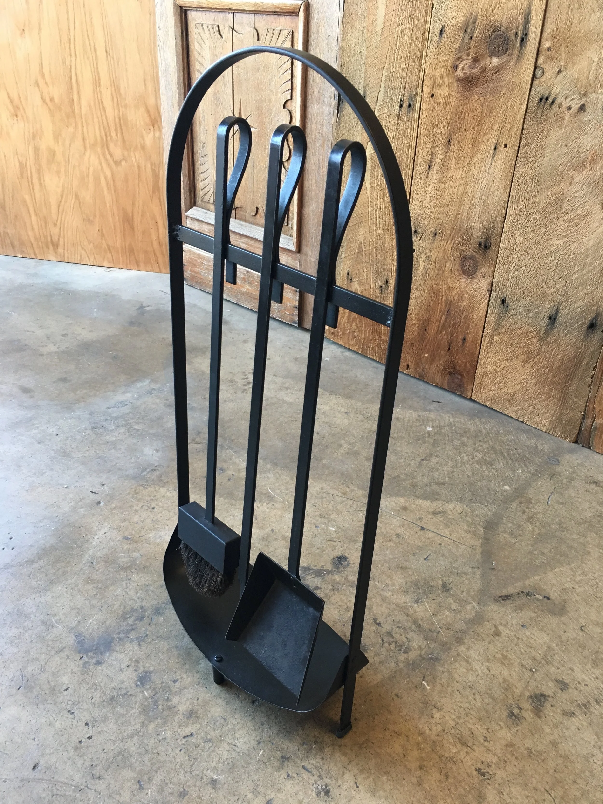 Modernist Wrought Iron Fireplace Tools — Kubisak Modern Design
