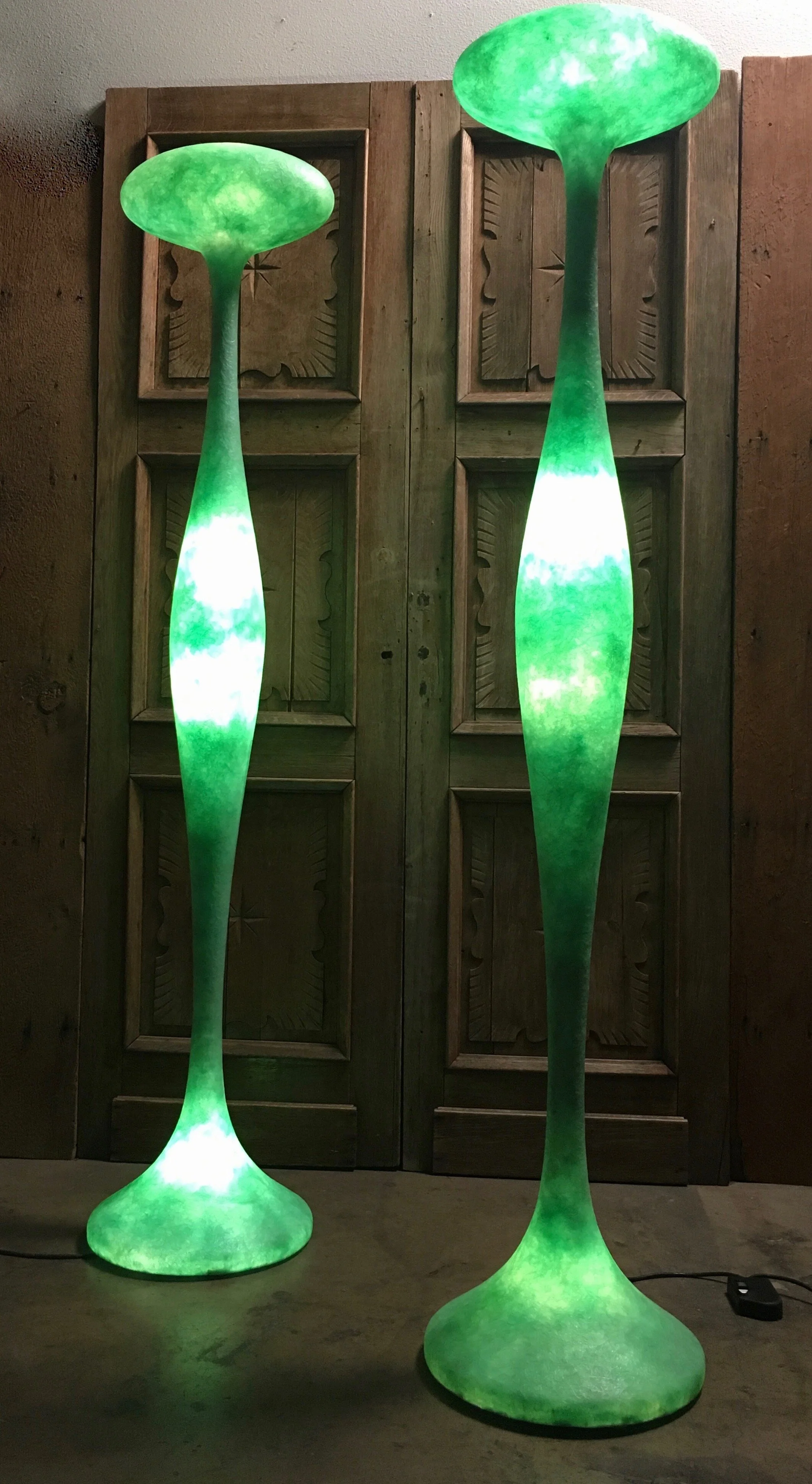 Guglielmo Berchicci ETA Fiberglass Floor Lamps — Kubisak Modern Design