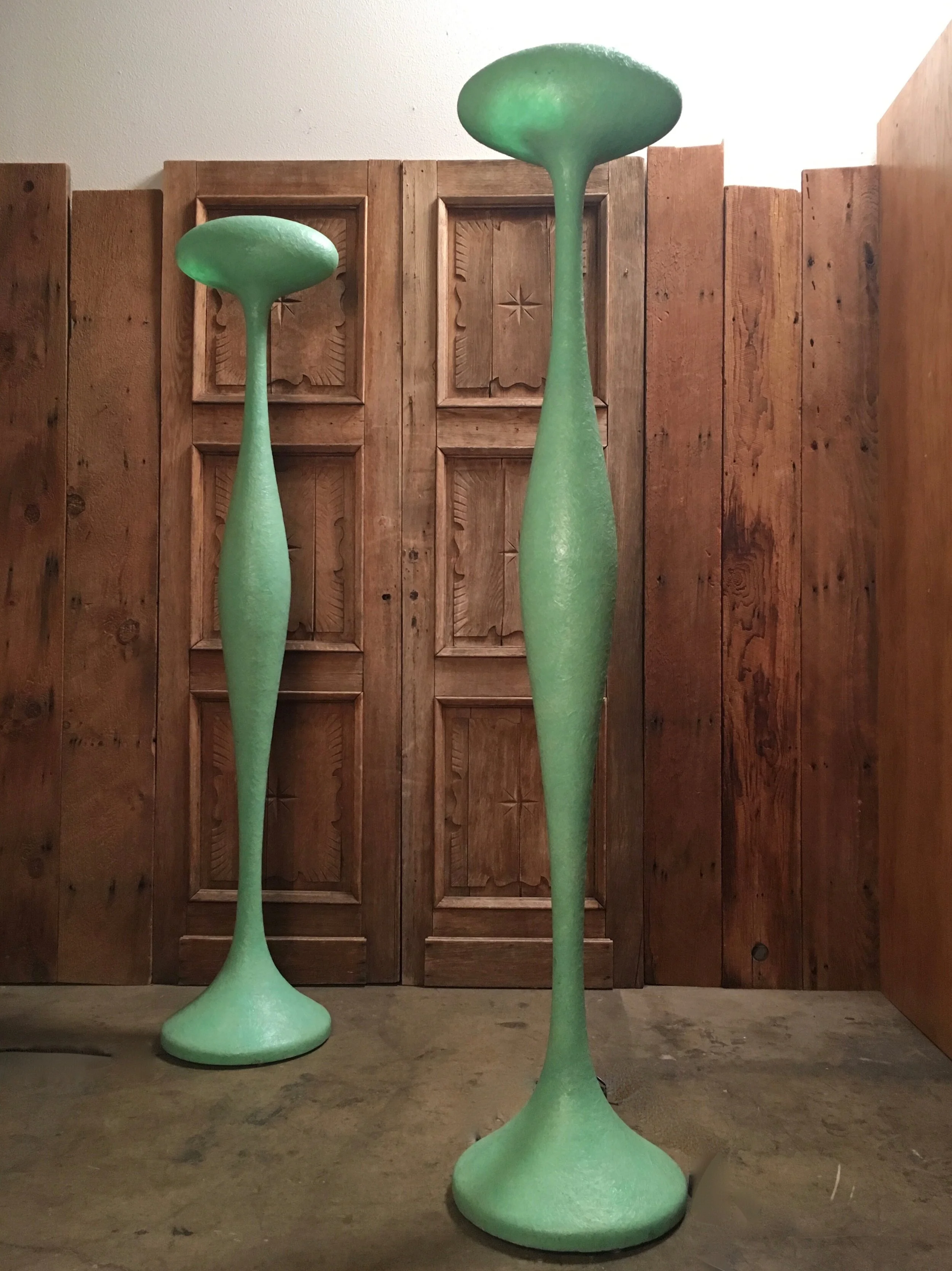 Guglielmo Berchicci ETA Fiberglass Floor Lamps — Kubisak Modern Design