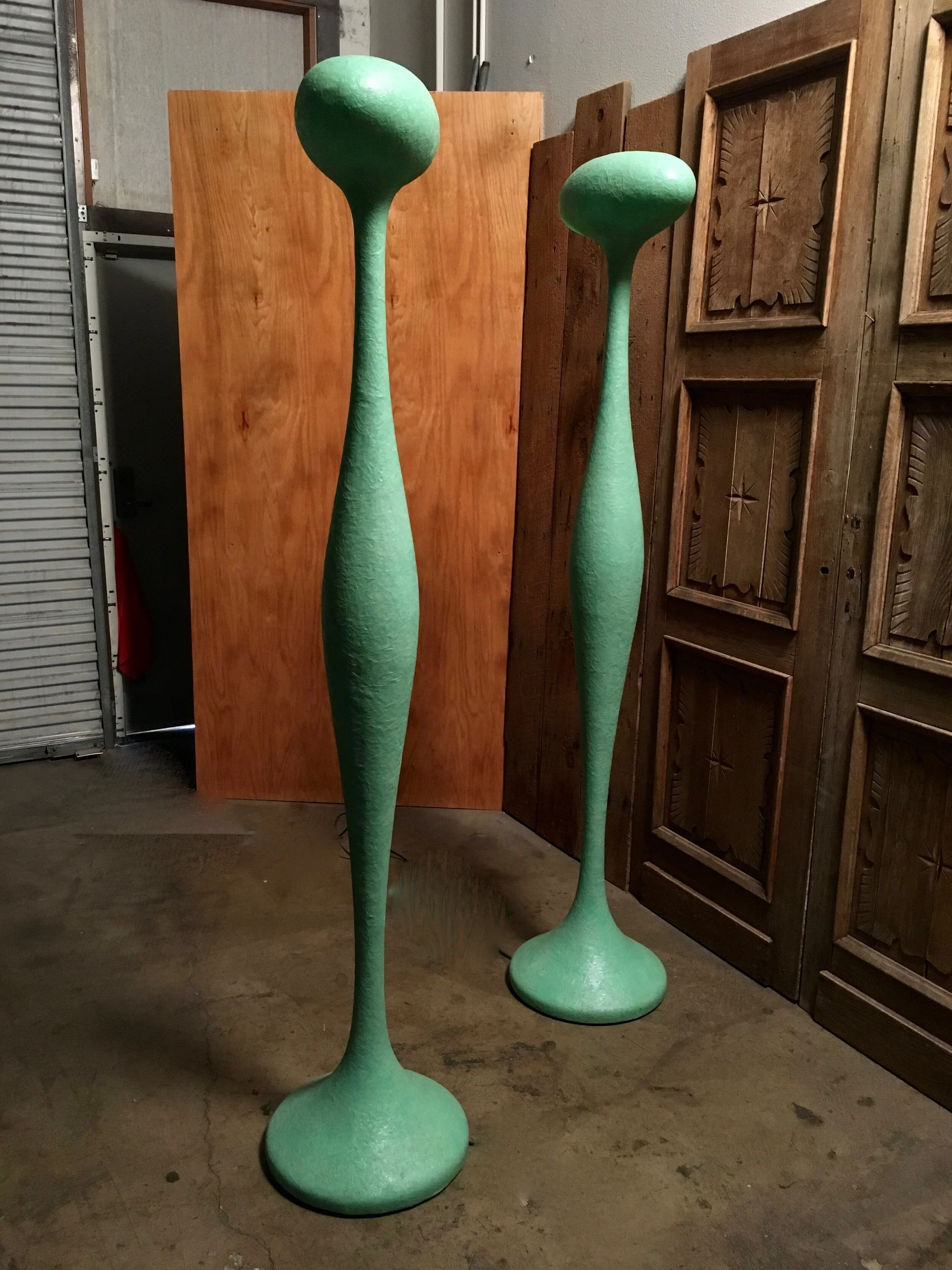 Guglielmo Berchicci ETA Fiberglass Floor Lamps — Kubisak Modern Design