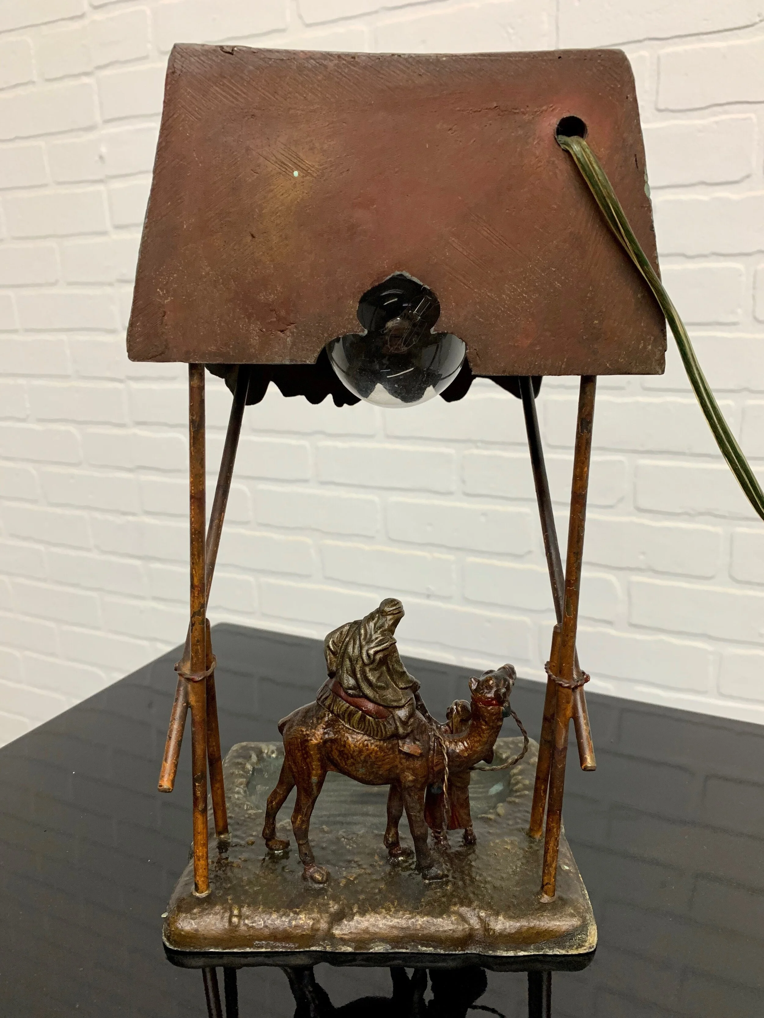 Austrian Cold Painted Bronze Lamp — Kubisak Modern Design