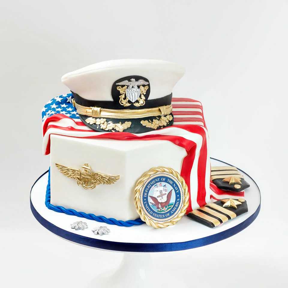 Graduations, Military Promotions, Holidays — Blue Lace Cakes