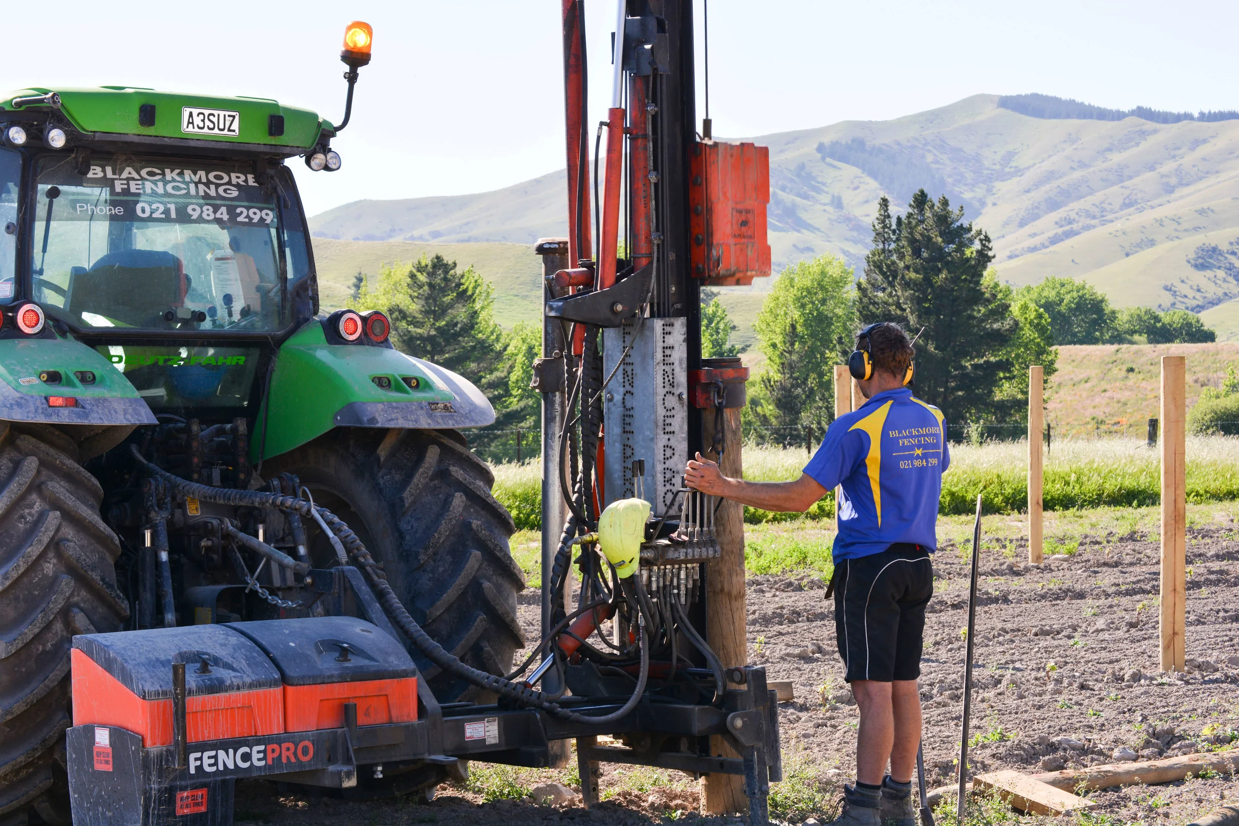Vineyard Fencing — Blackmore Fencing Limited