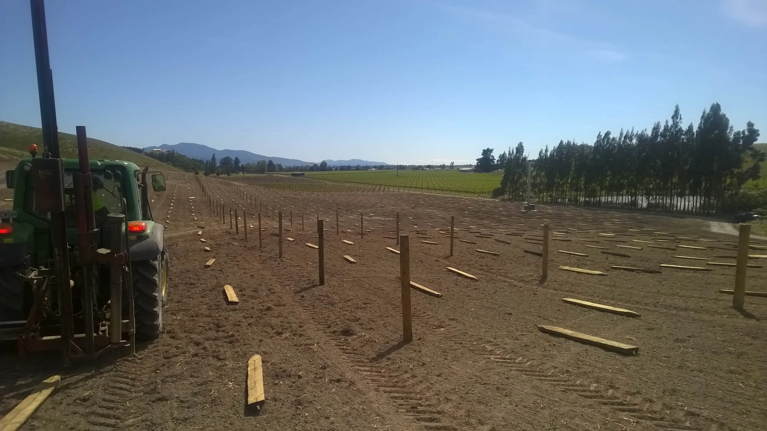 Vineyard Fencing — Blackmore Fencing Limited