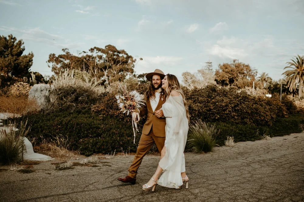 Bryce + Cole’s Vaughn bohemian Wedding in oceanside, California — Daci ...