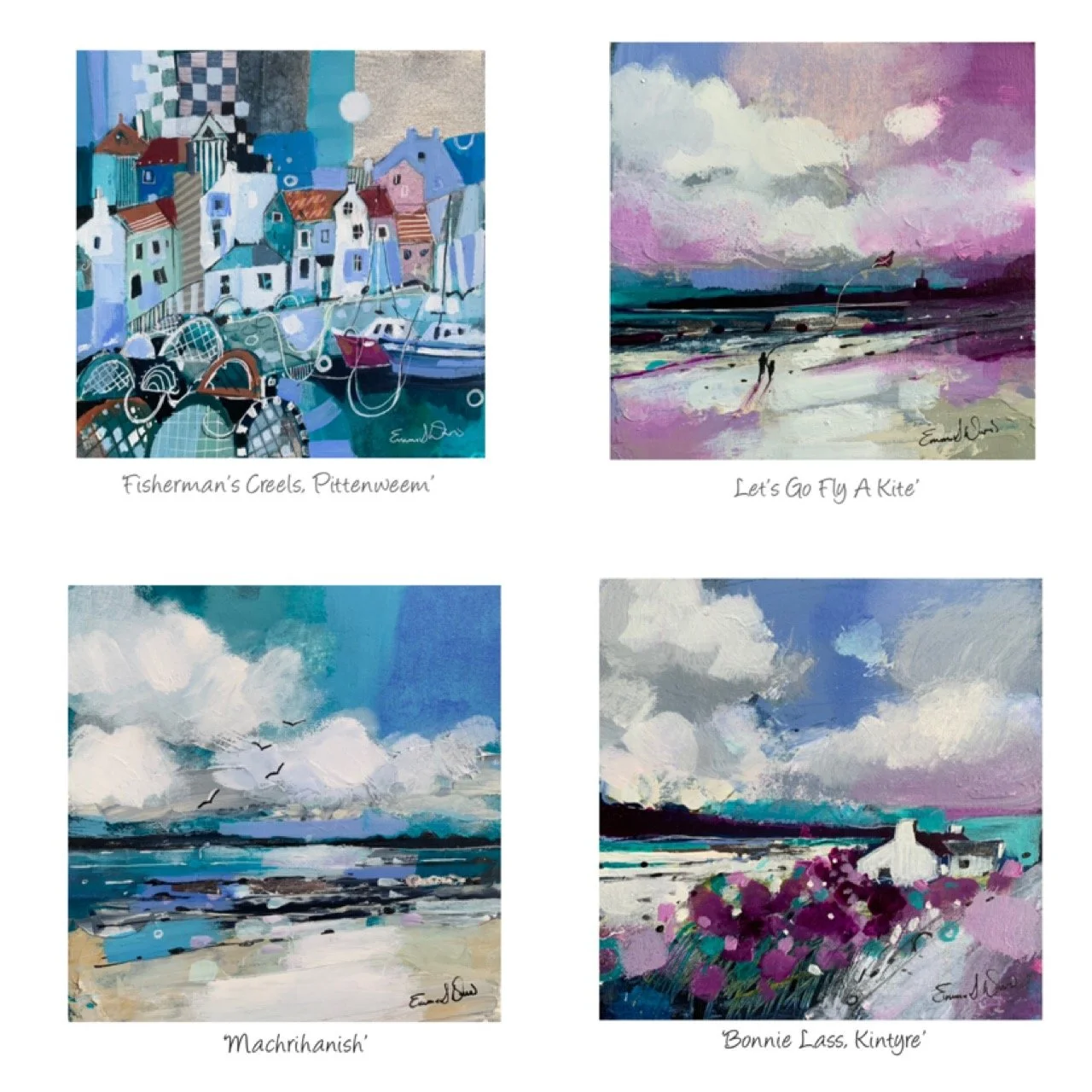 Emma S Davis Artist Blog New Small Original Paintings Collection St ...