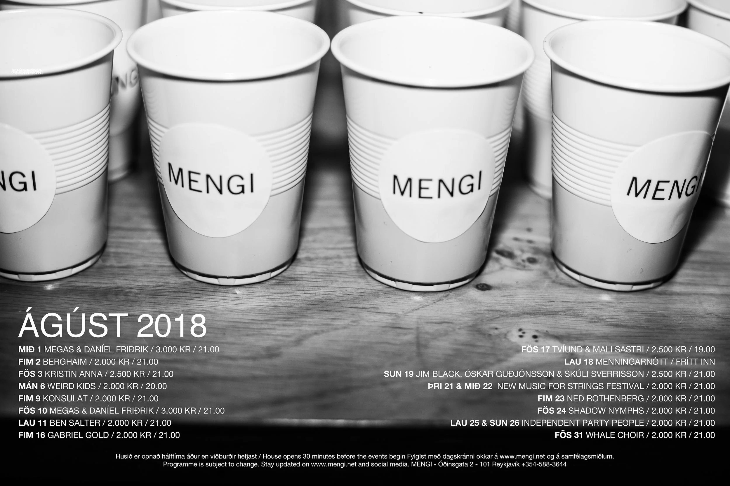 Events / Viðburðir — Mengi
