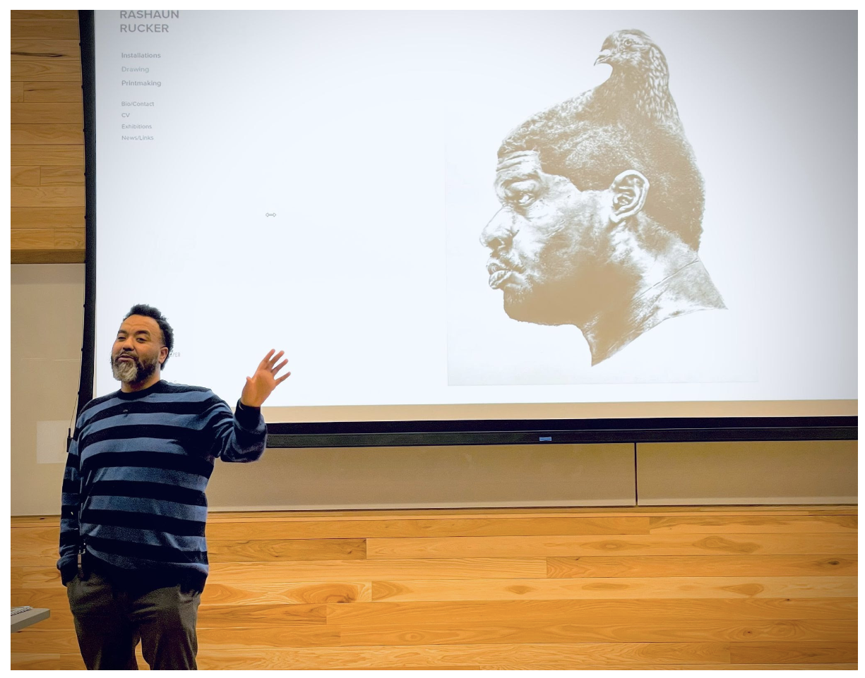 Artist Rashaun Rucker, Exhibition Juror, Gives Talk at Print Austin — M ...
