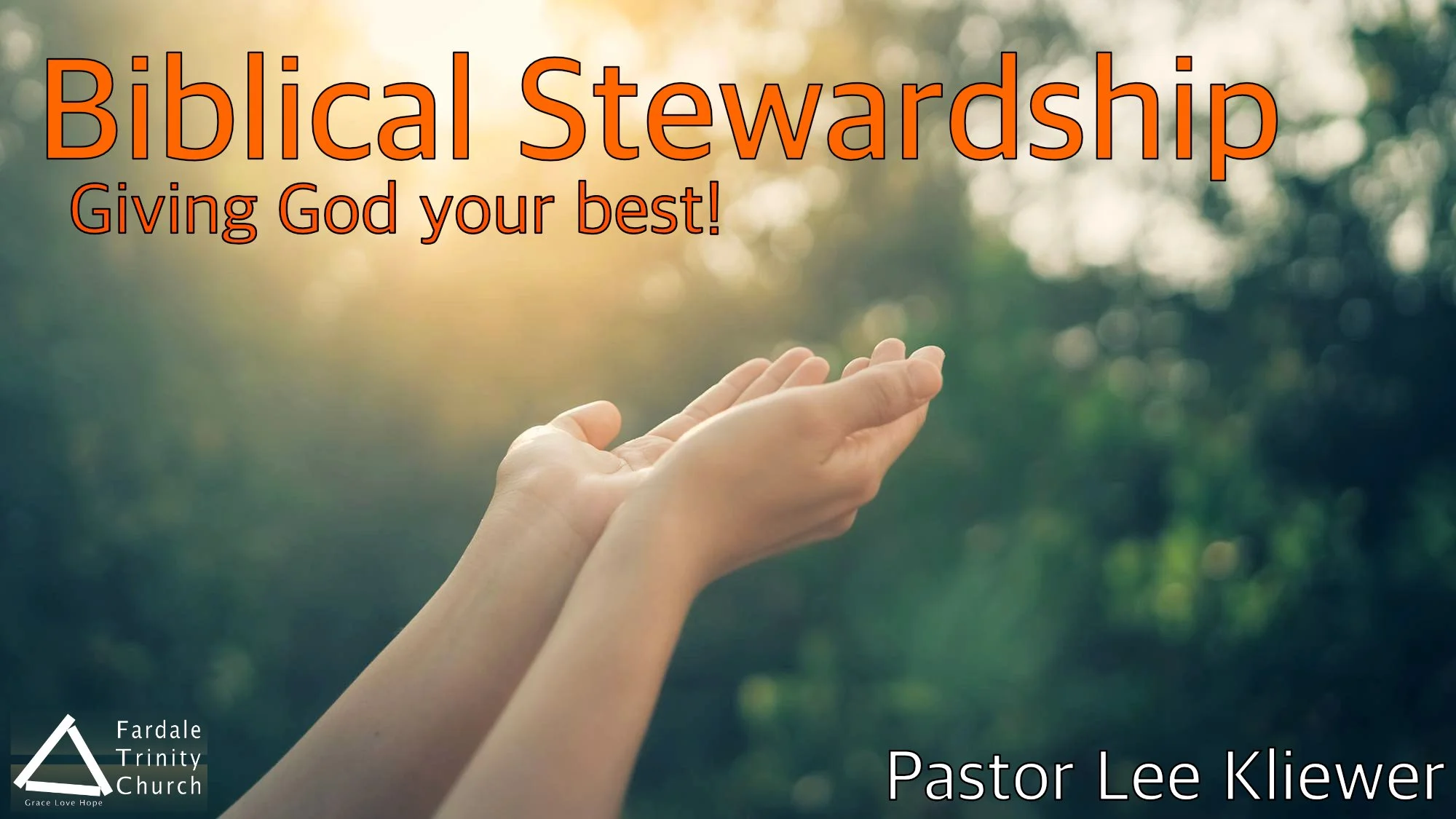 Stewardship Fardale Trinity Church Stewardship Fardale Trinity Church