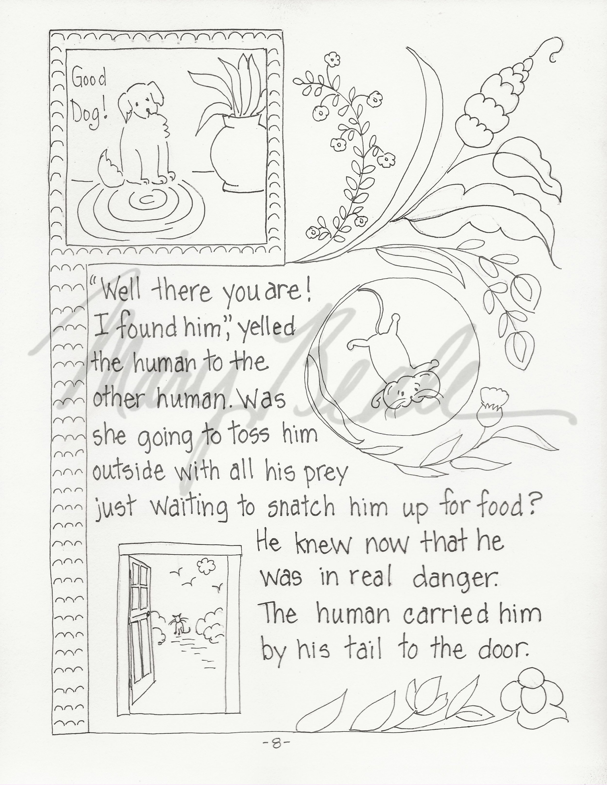 The Mouse House Coloring Pages — Mary Beale