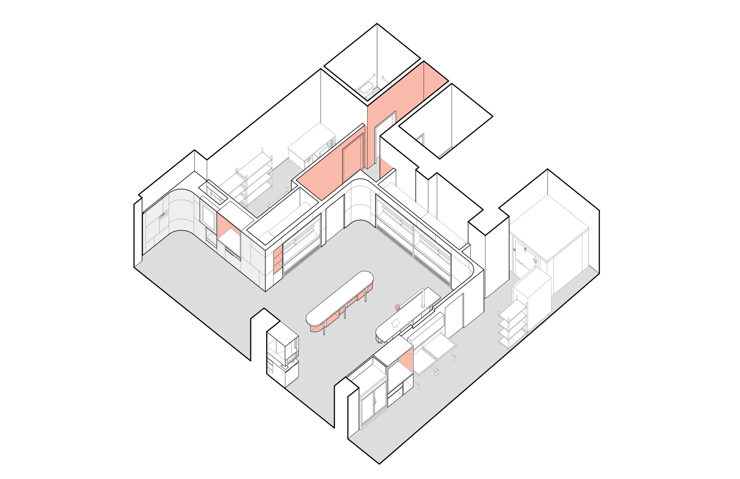 modern retail space design — FISH DESIGN AND ARCHITECTURE LLC