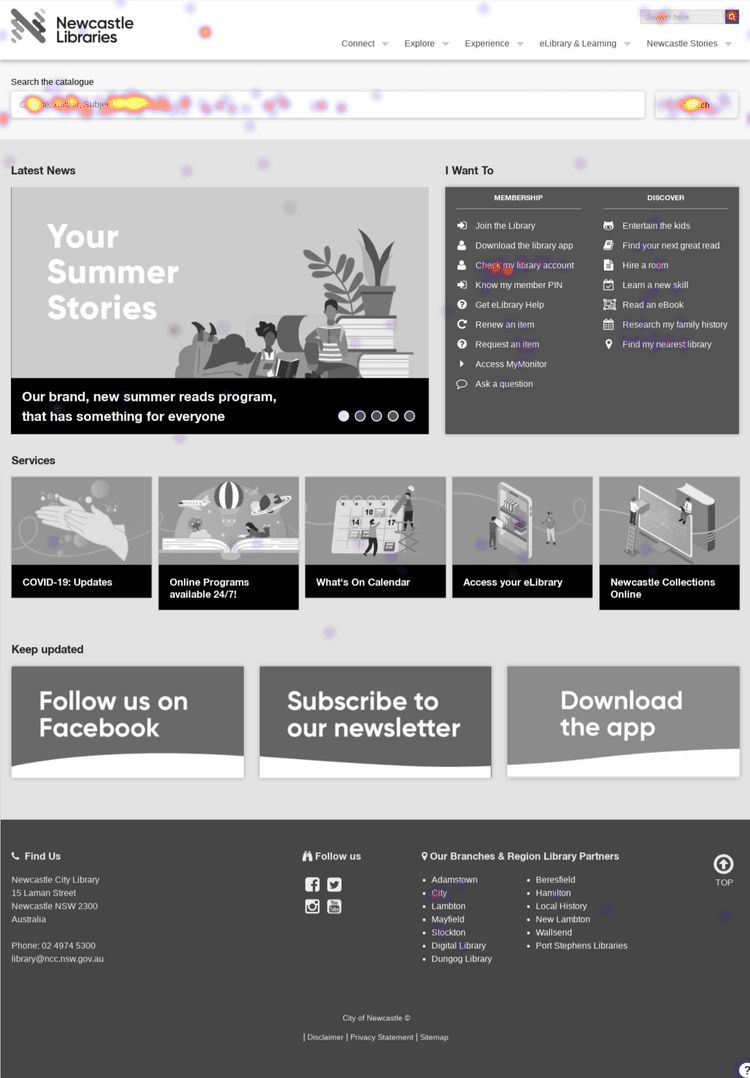 City of Newcastle Libraries - Full Project — Cait Lepla • Product | Design