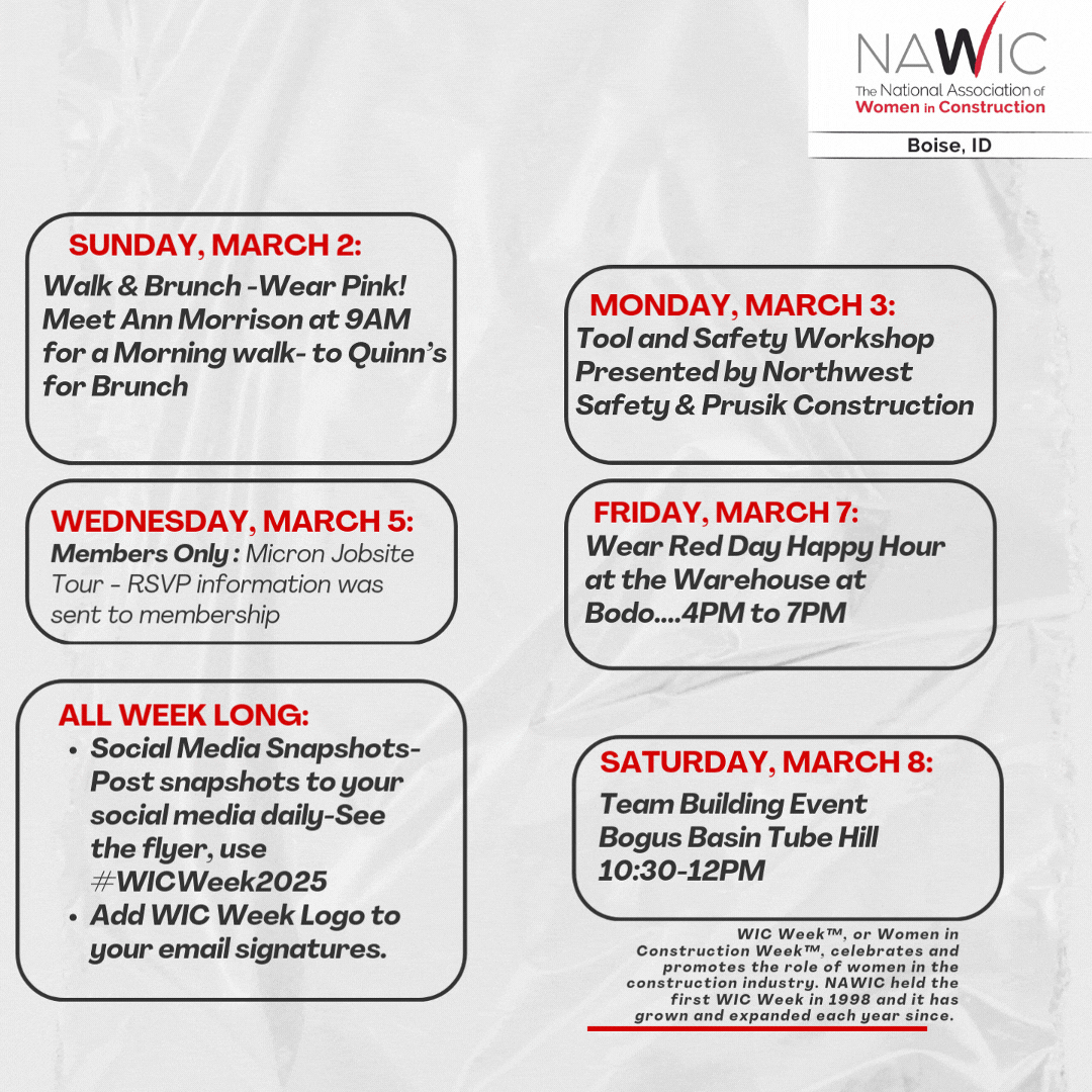 Meetings & Events — NAWIC Boise #245