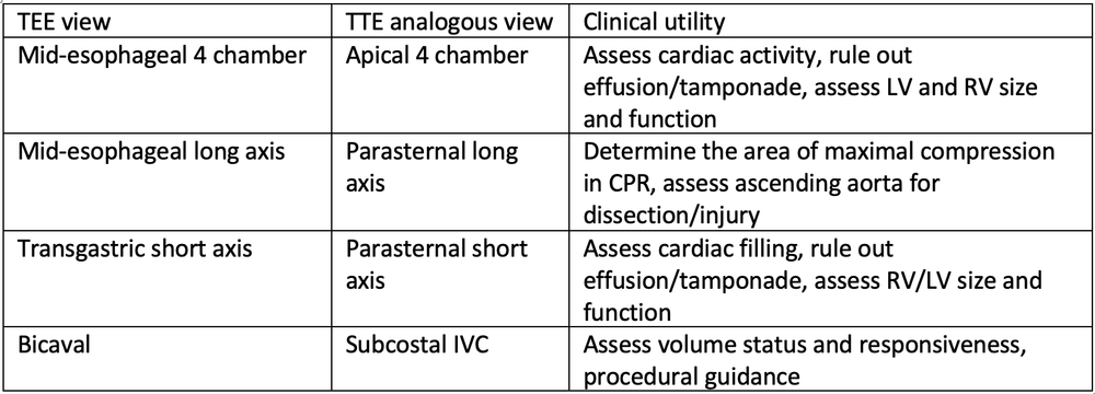 Resus: Resuscitative TEE: Background and Evidence — University ...